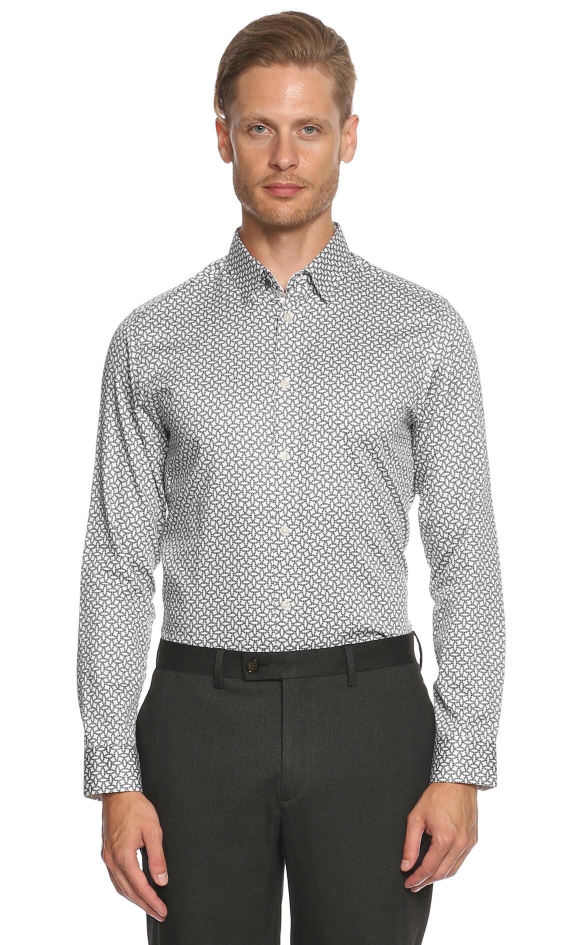 Ted Baker-Ted Baker Lacivert Gömlek