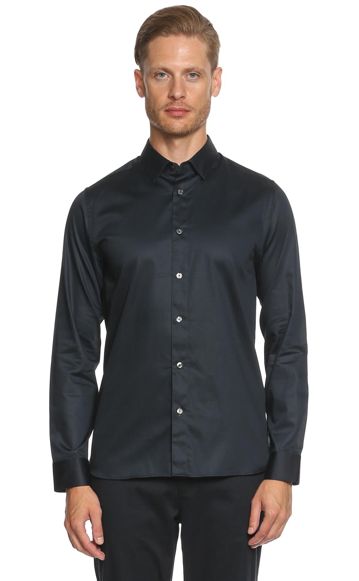 Ted Baker-Ted Baker Lacivert Gömlek