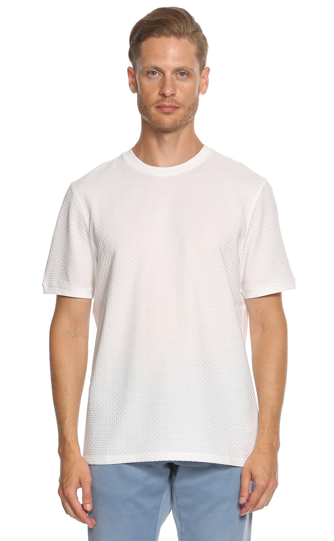 Ted Baker-Ted Baker Beyaz T-Shirt Ted Baker-Ted Baker Beyaz T-Shirt