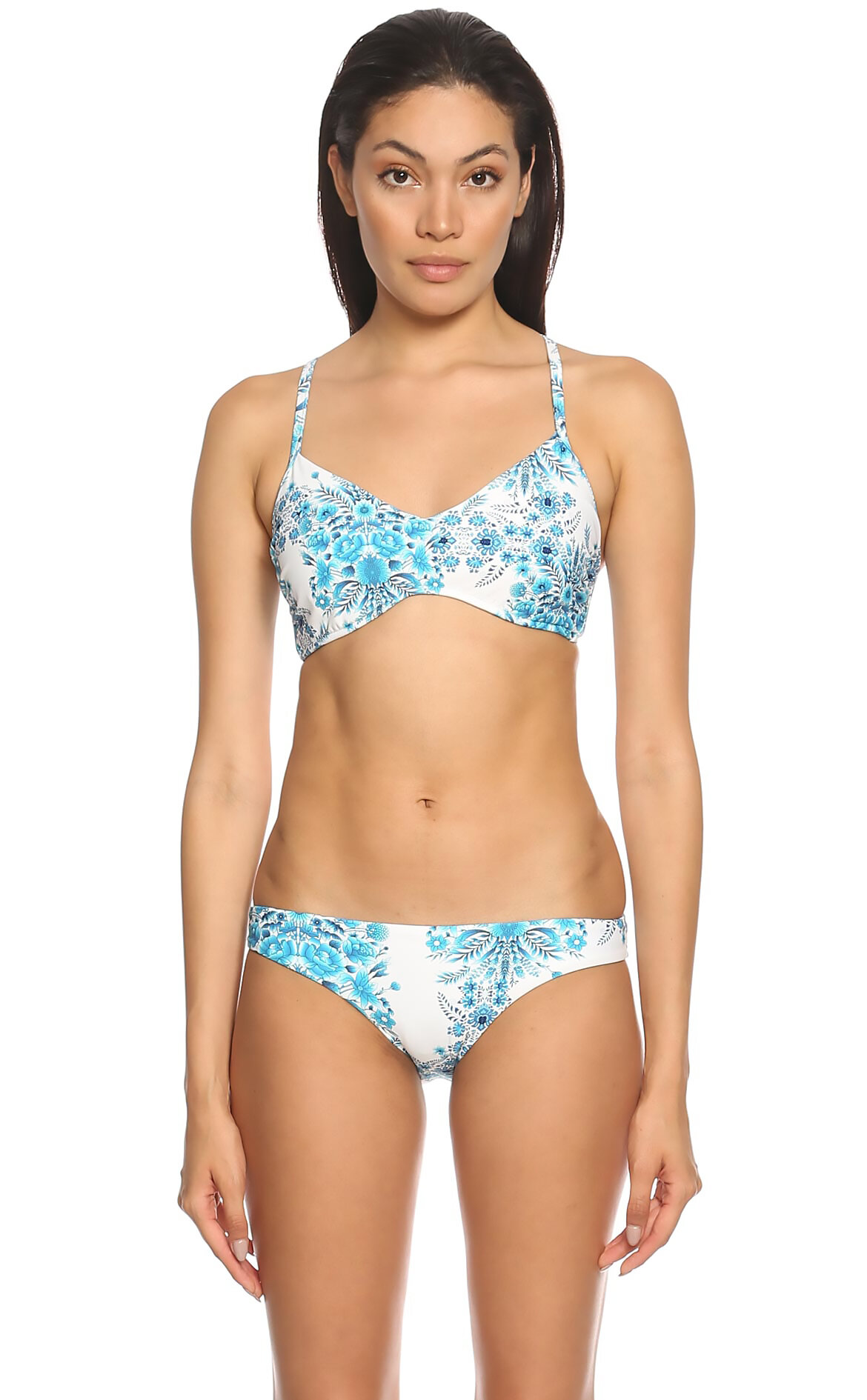 Seafolly-Seafolly Mavi Bikini Üstü