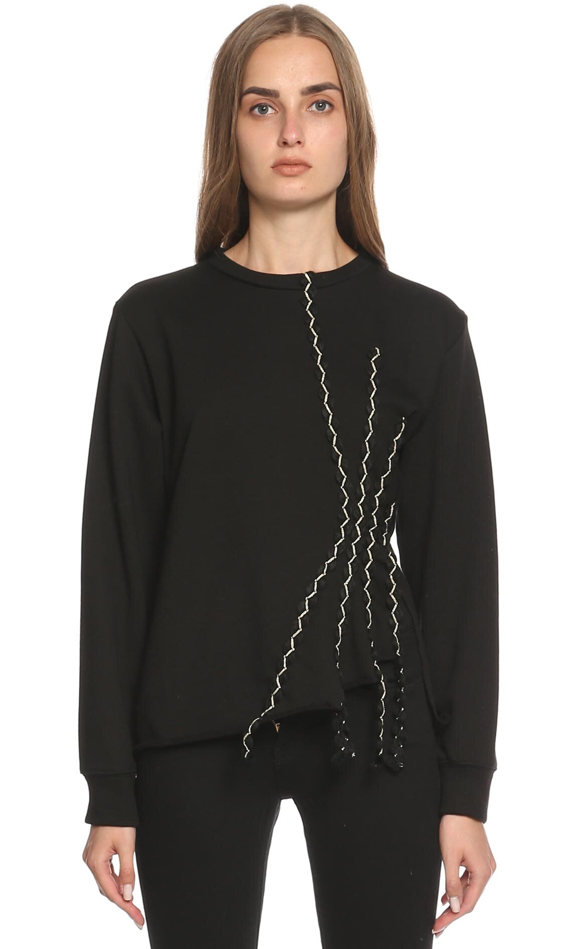 Lovemetoo-Lovemetoo Siyah Sweatshirt