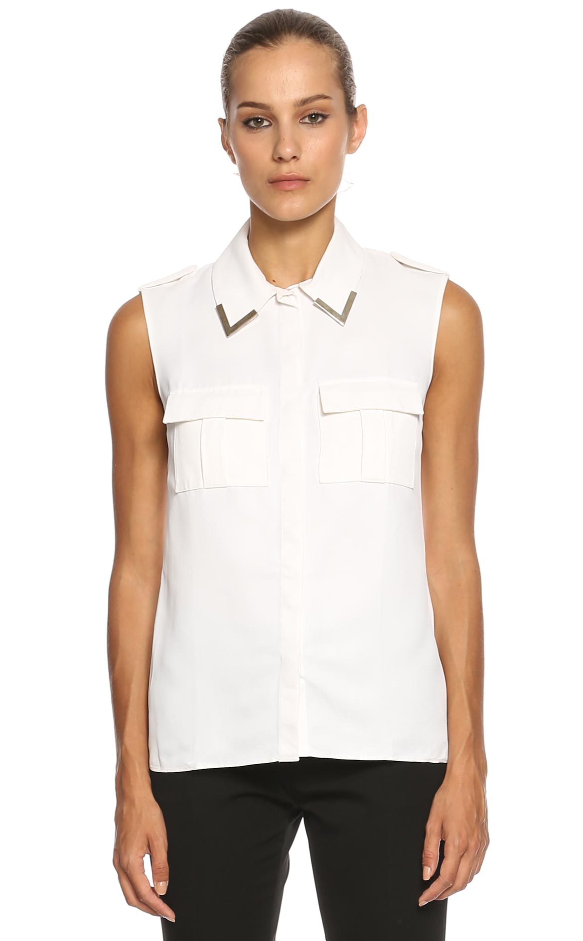 Mugler-Mugler Beyaz Gömlek Mugler-Mugler Beyaz Gömlek