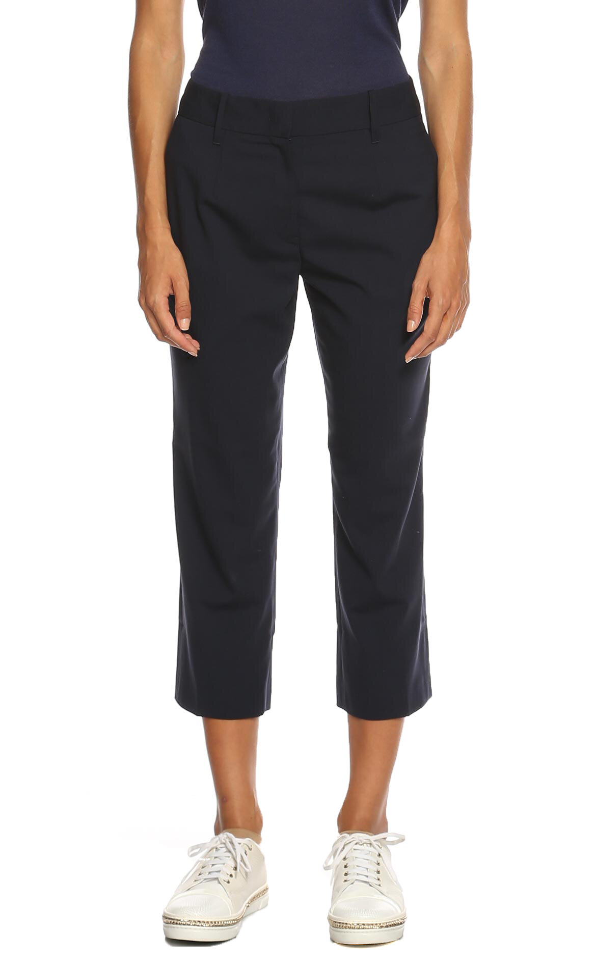 Jil Sander-Jil Sander Lacivert Pantolon Jil Sander-Jil Sander Lacivert Pantolon