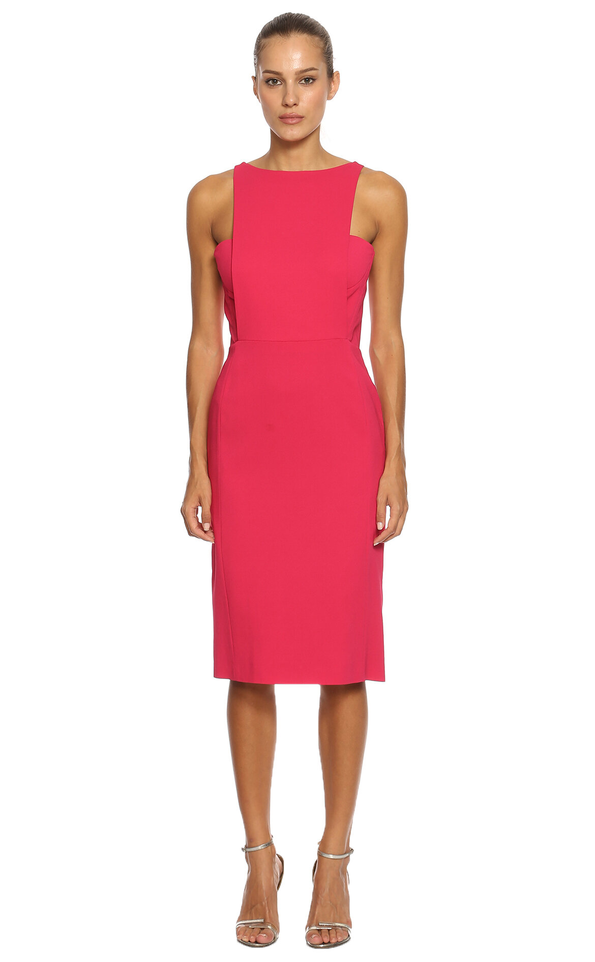 Antonio Berardi-Antonio Berardi Kayık Yaka Elbise