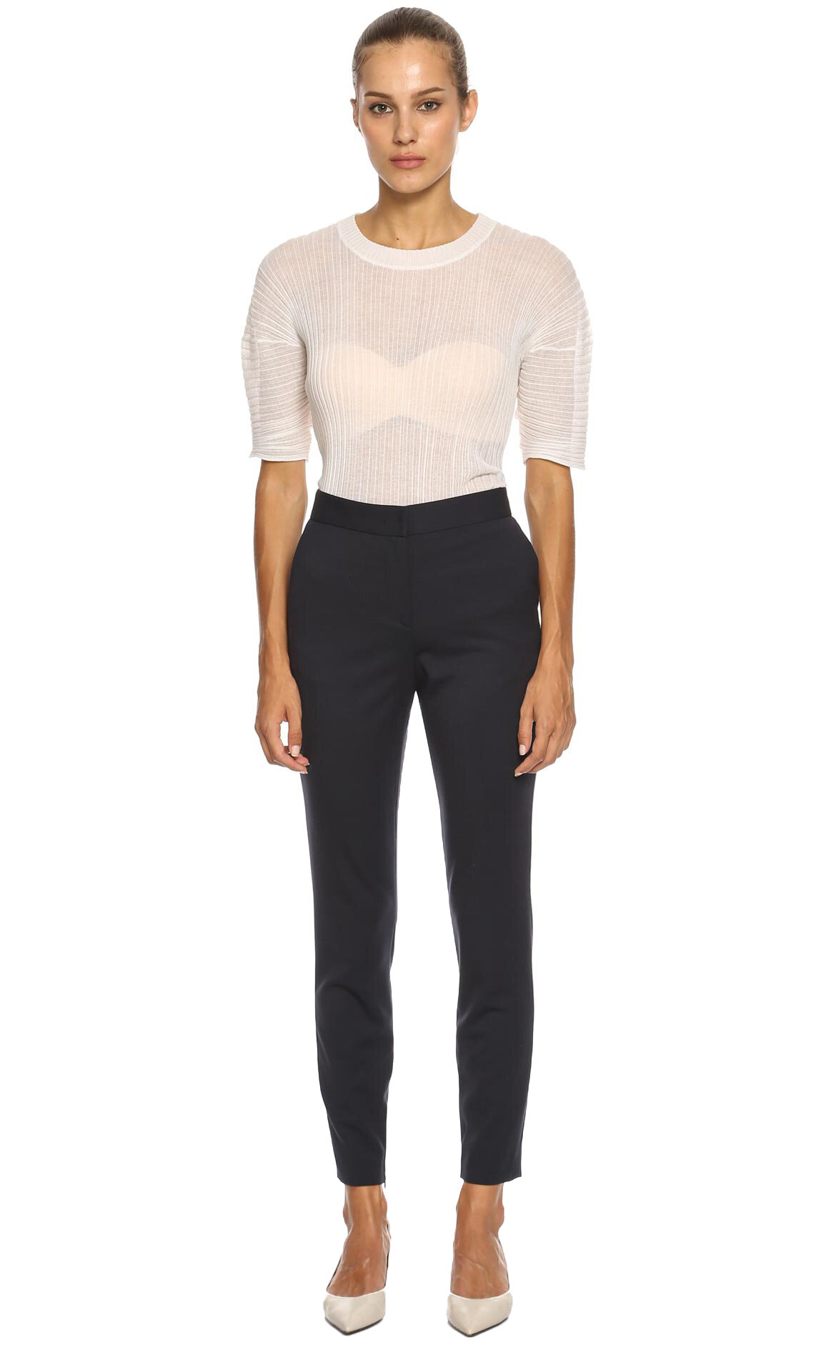 Alberta Ferretti -Alberta Ferretti  Lacivert Pantolon