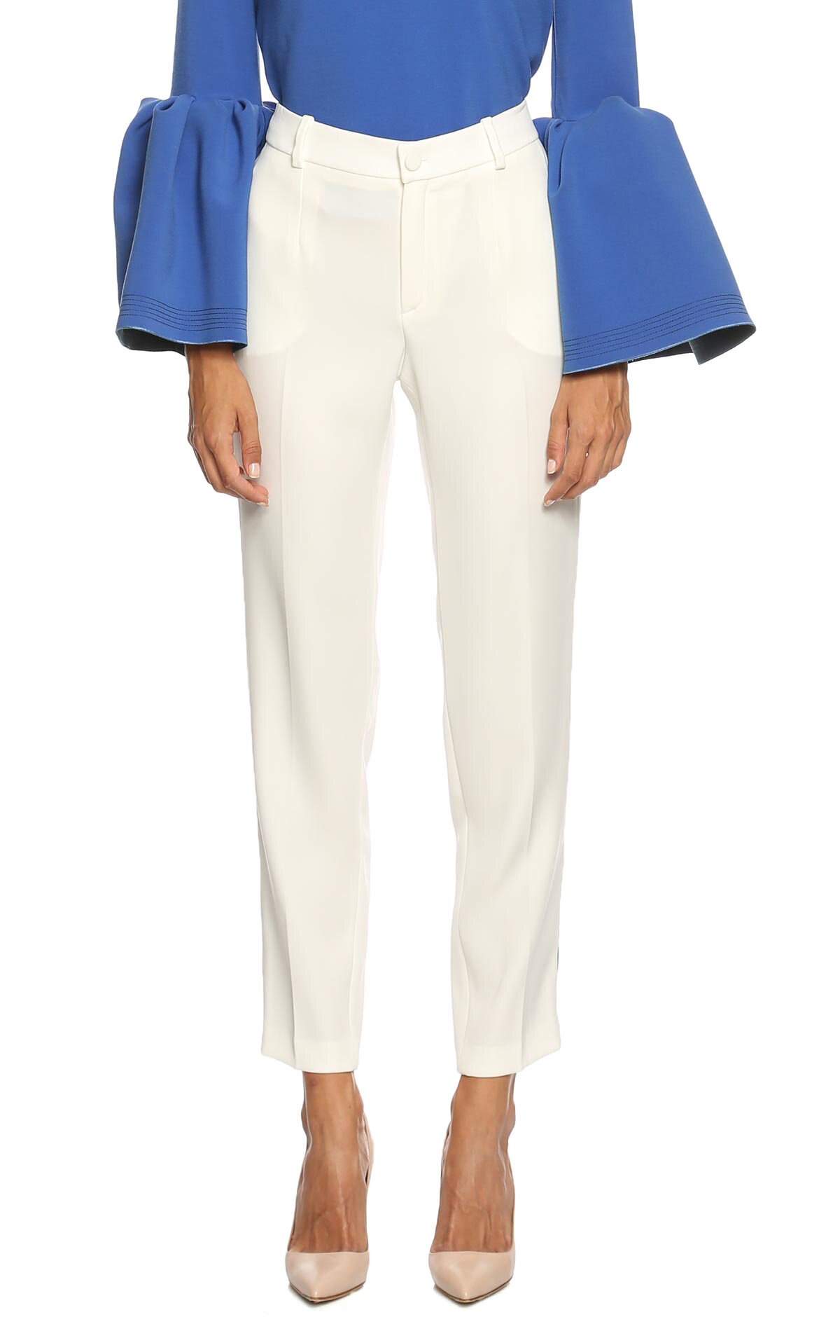 Lanvin-Lanvin Ekru Pantolon