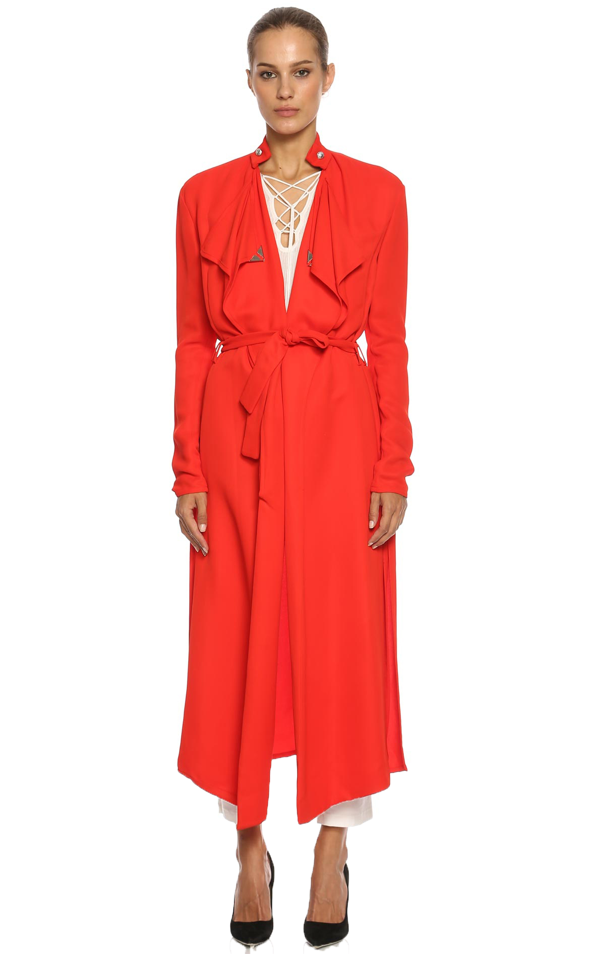 Mugler-Mugler Kırmızı Palto Mugler-Mugler Kırmızı Palto