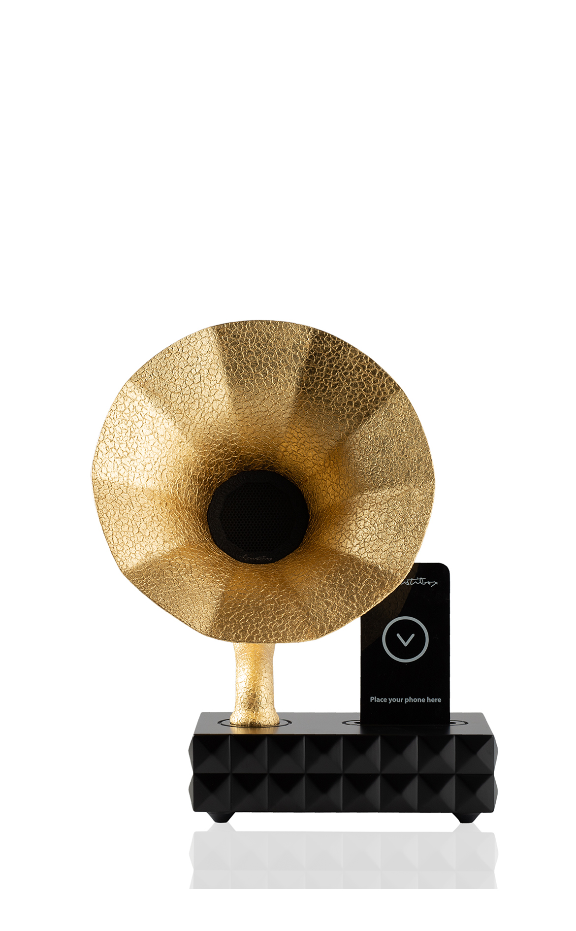 Acoustibox-Acoustibox Siyah Gold Ahşap Müzik Sistemi Acoustibox-Acoustibox Siyah Gold Ahşap Müzik Sistemi