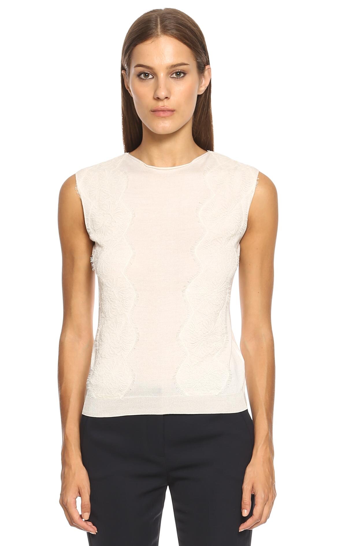 Lanvin-Lanvin Ekru Bluz Lanvin-Lanvin Ekru Bluz