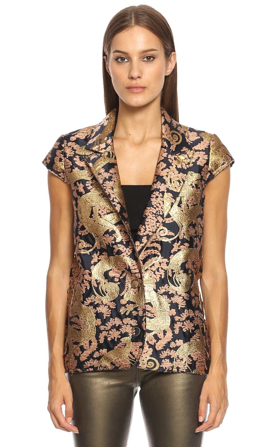 Lanvin-Lanvin Altın Rengi Ceket