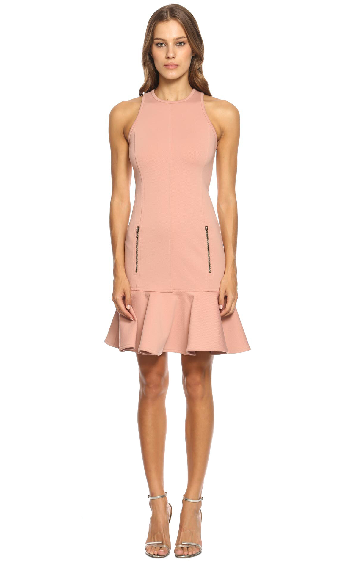 Lanvin-Lanvin Pudra Rengi Elbise