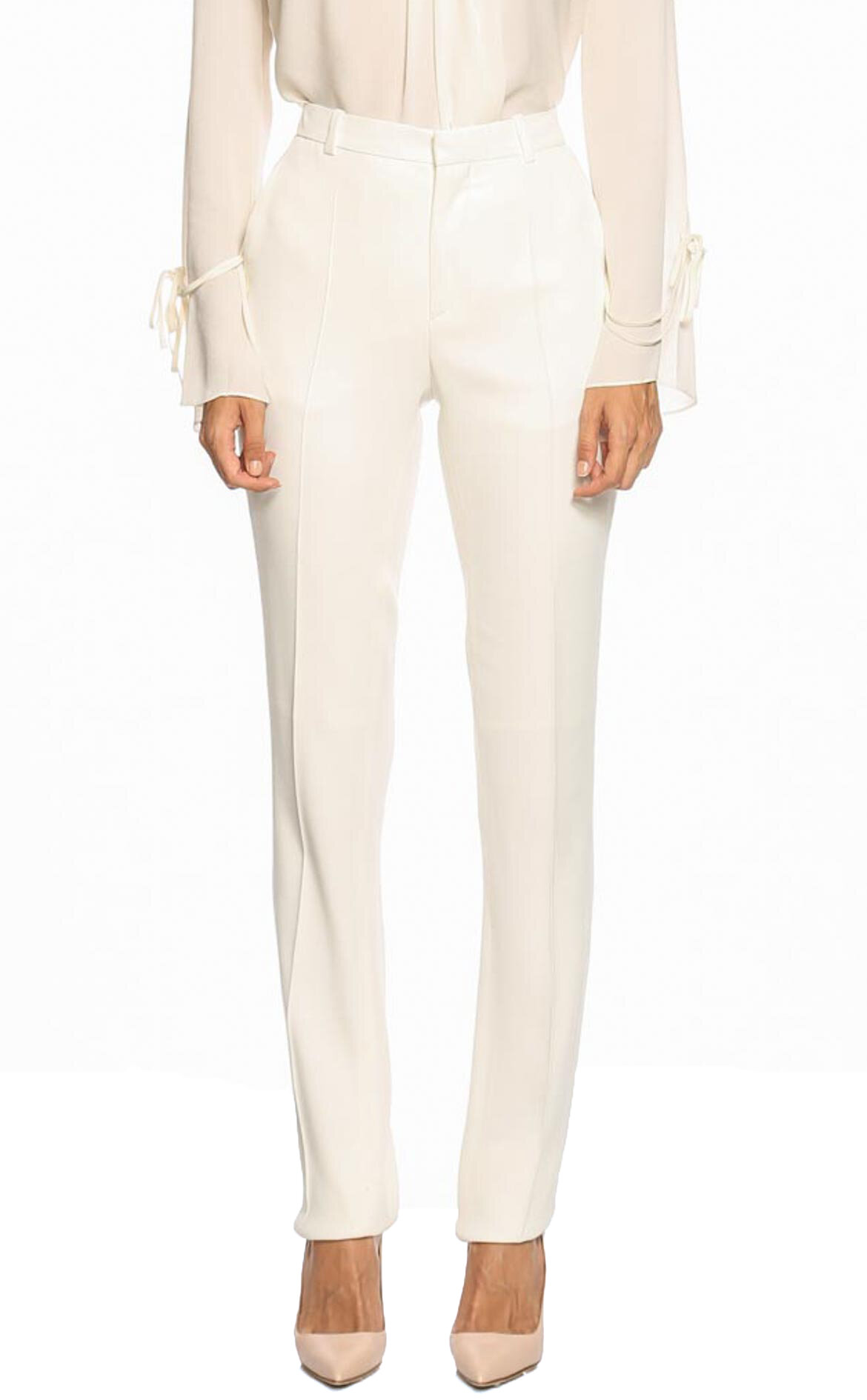 Lanvin-Lanvin Ekru Pantolon Lanvin-Lanvin Ekru Pantolon