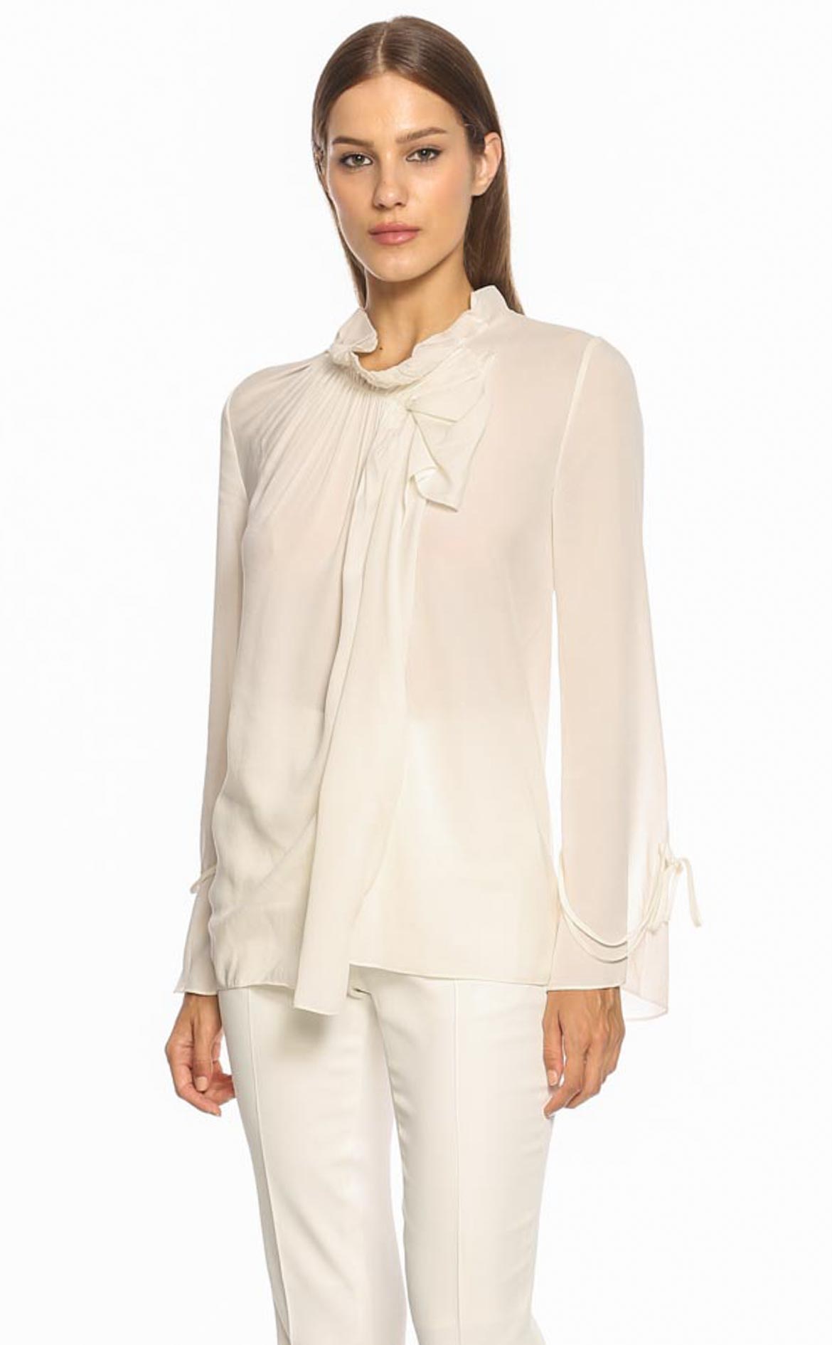 3.1 Phillip Lim-3.1 Phillip Lim Beyaz Bluz 3.1 Phillip Lim-3.1 Phillip Lim Beyaz Bluz