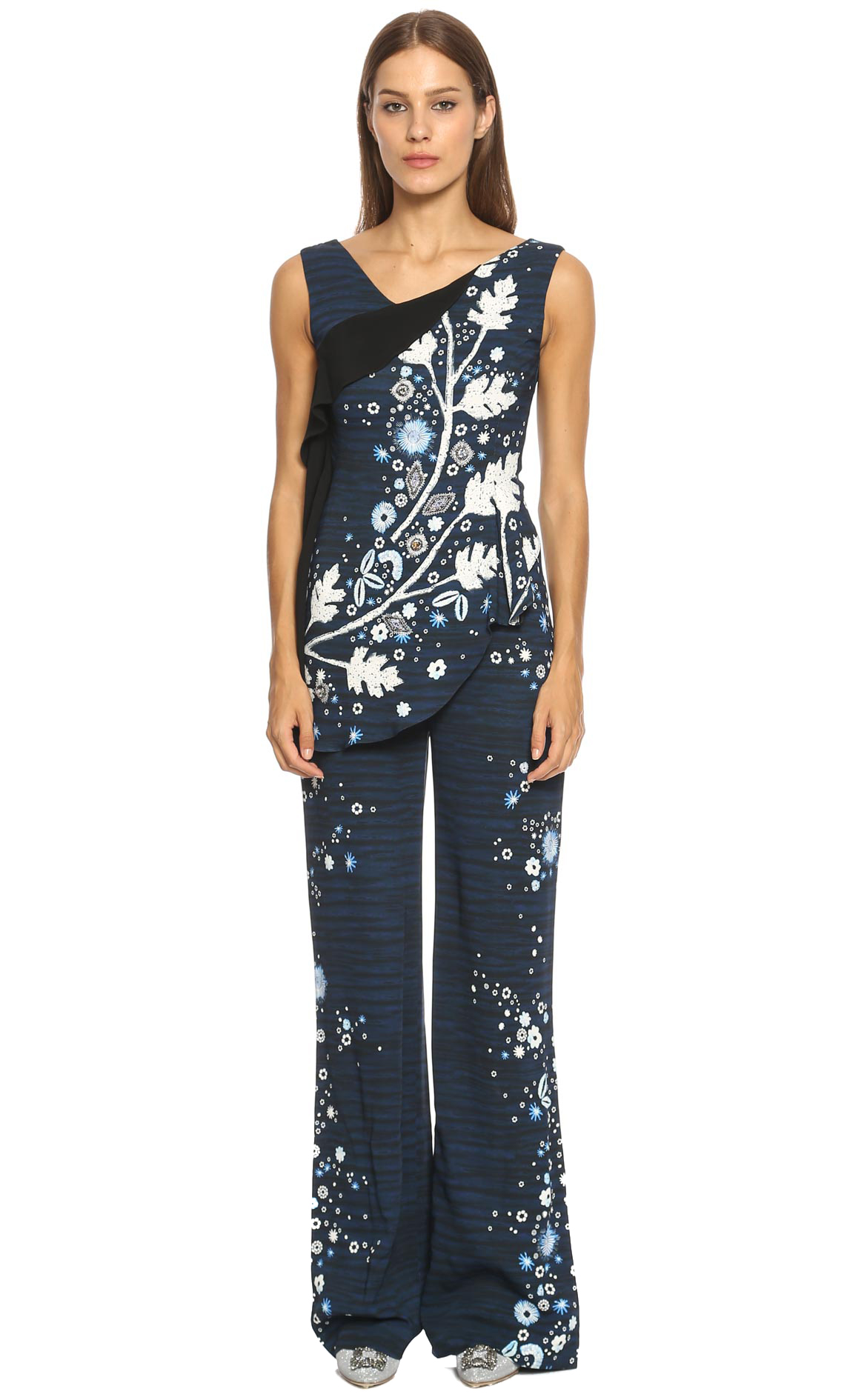 Peter Pilotto-Peter Pilotto Çiçek Desenli Tulum Peter Pilotto-Peter Pilotto Çiçek Desenli Tulum