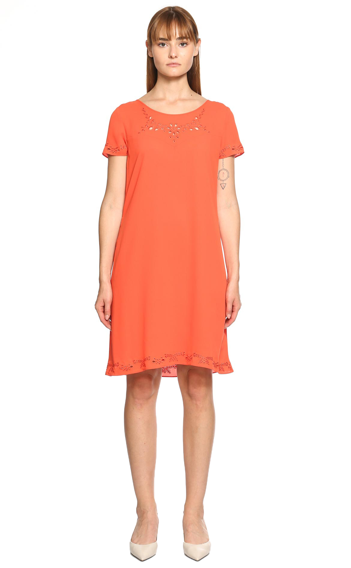 Armani Jeans-Armani Jeans İşleme Detaylı Elbise