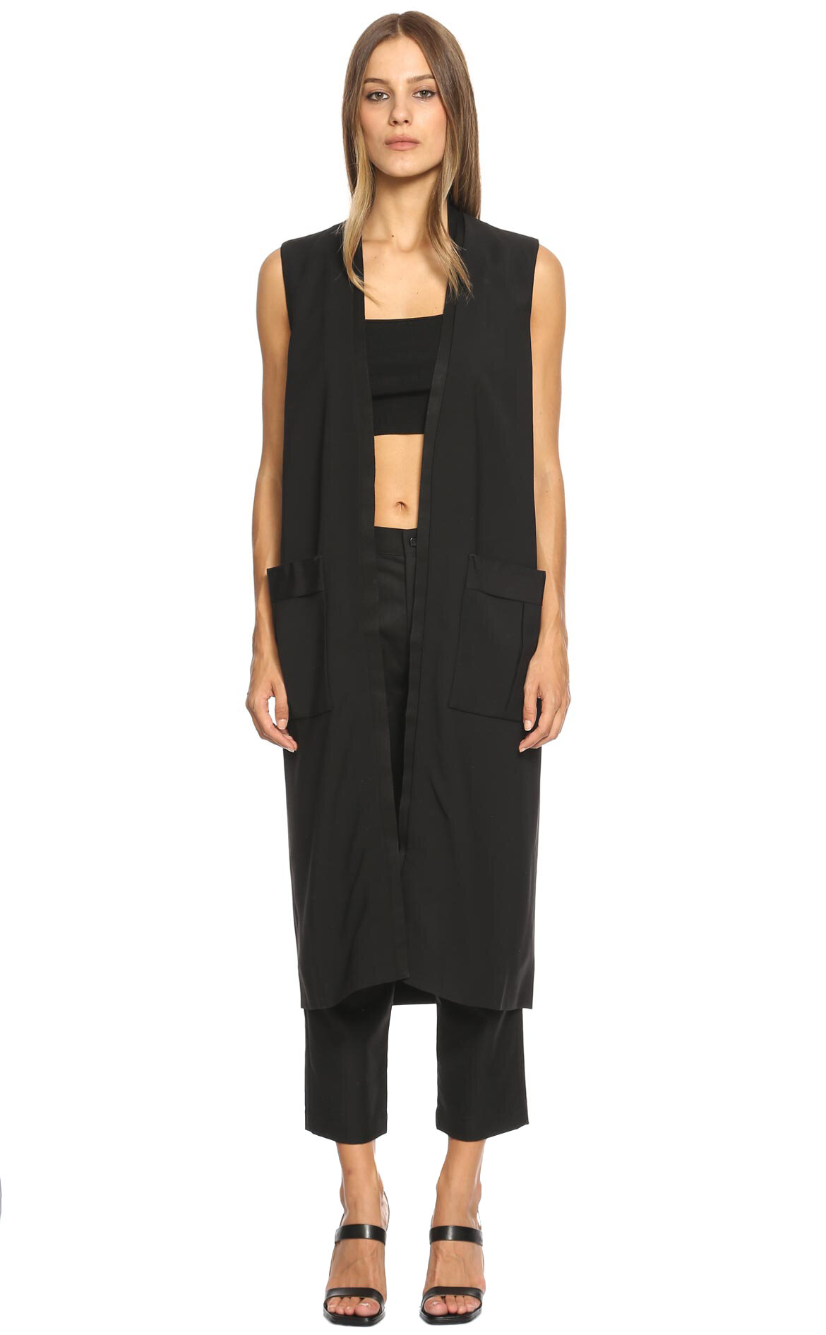 Victoria Beckham-Victoria Beckham Siyah Yelek