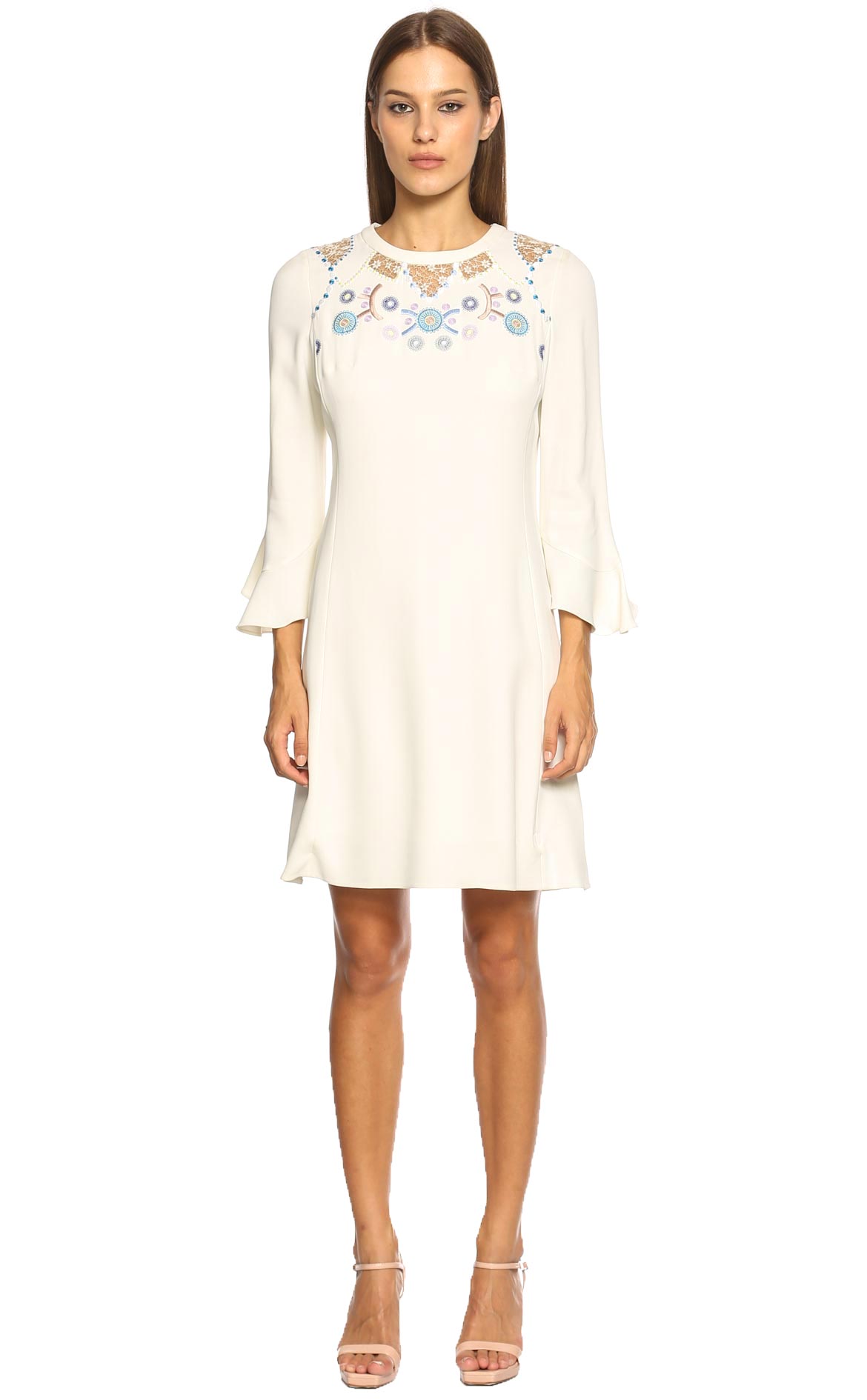 Peter Pilotto-Peter Pilotto İşleme Detaylı Elbise Peter Pilotto-Peter Pilotto İşleme Detaylı Elbise