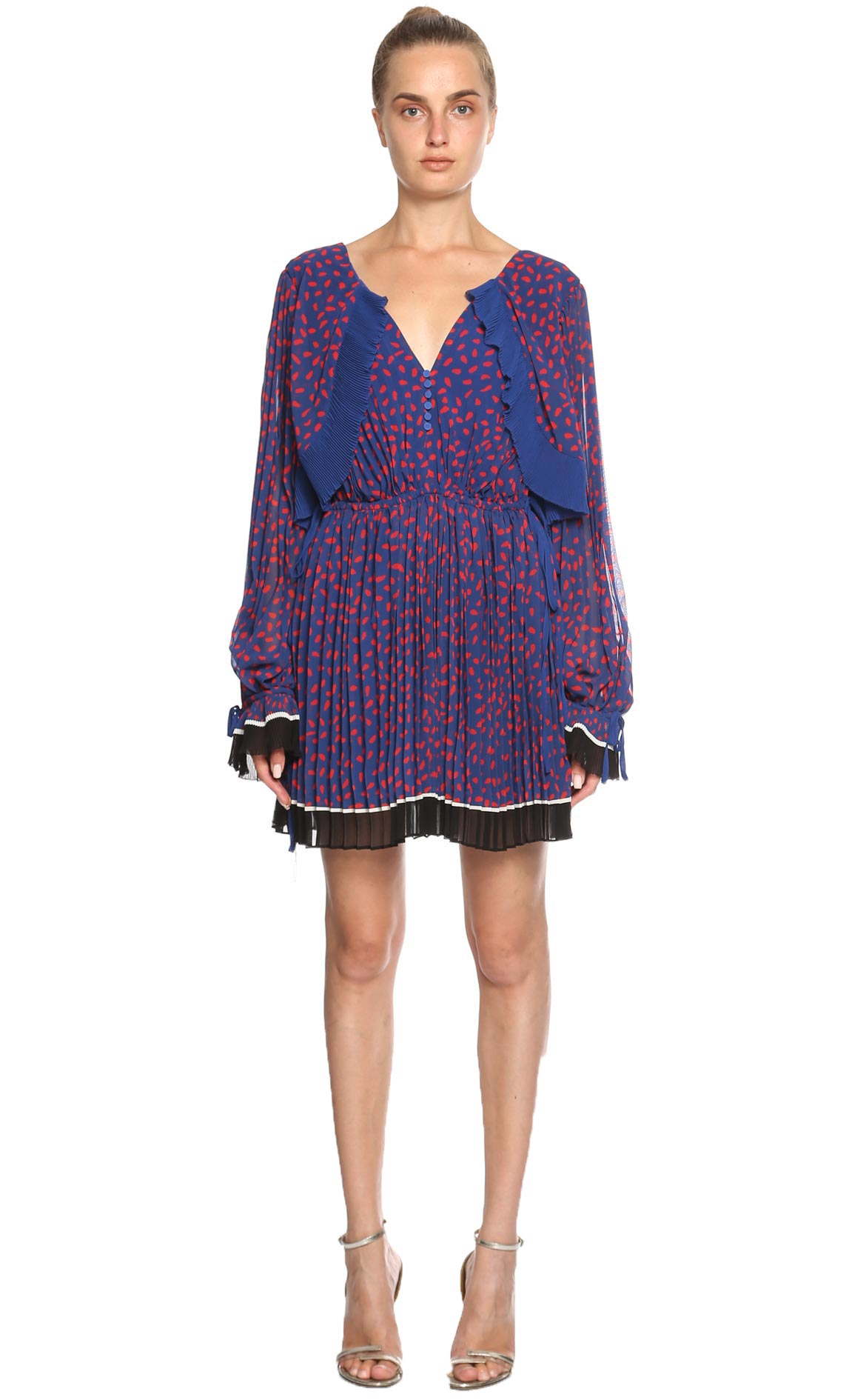 Self Portrait-Self Portrait Desenli Elbise