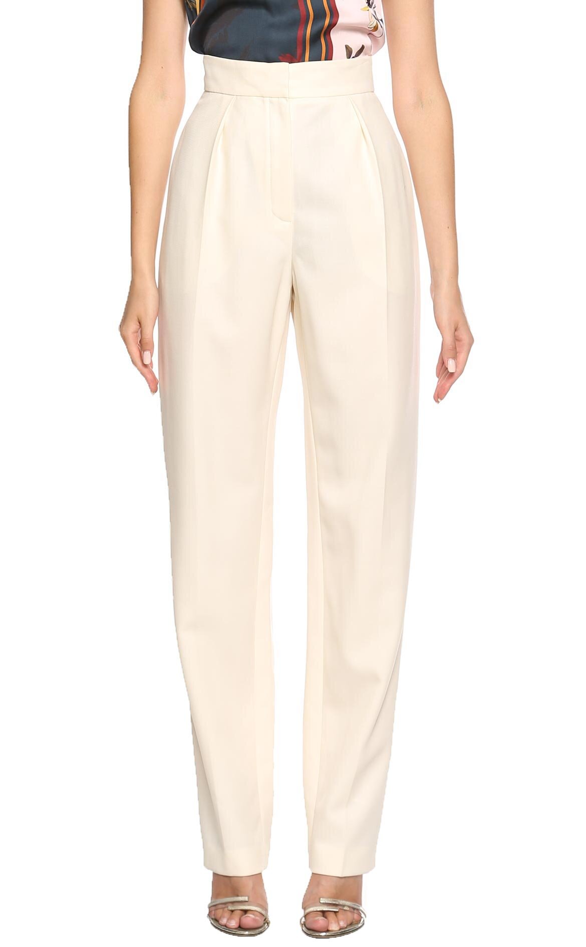 Lanvin-Lanvin Ekru Pantolon