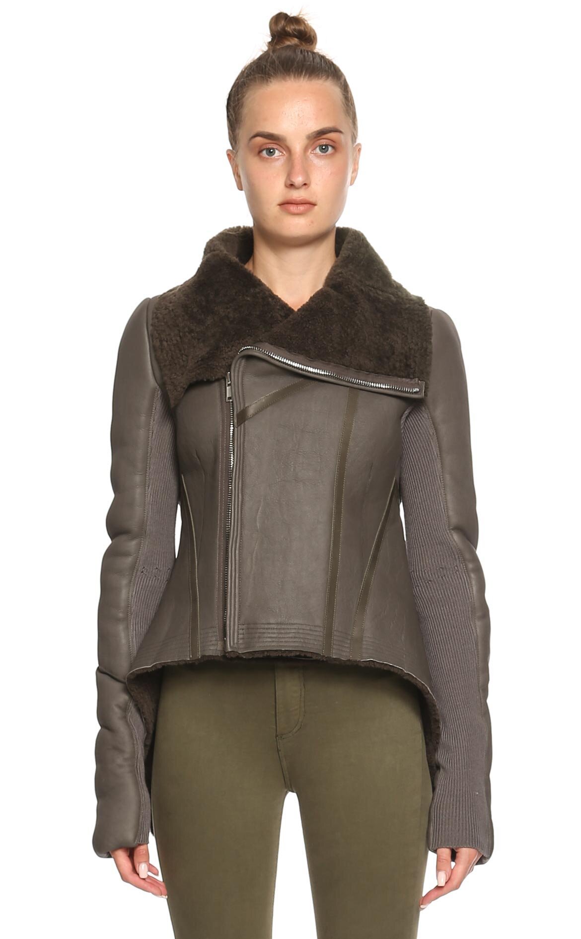 Rick Owens-Rick Owens Deri Ceket