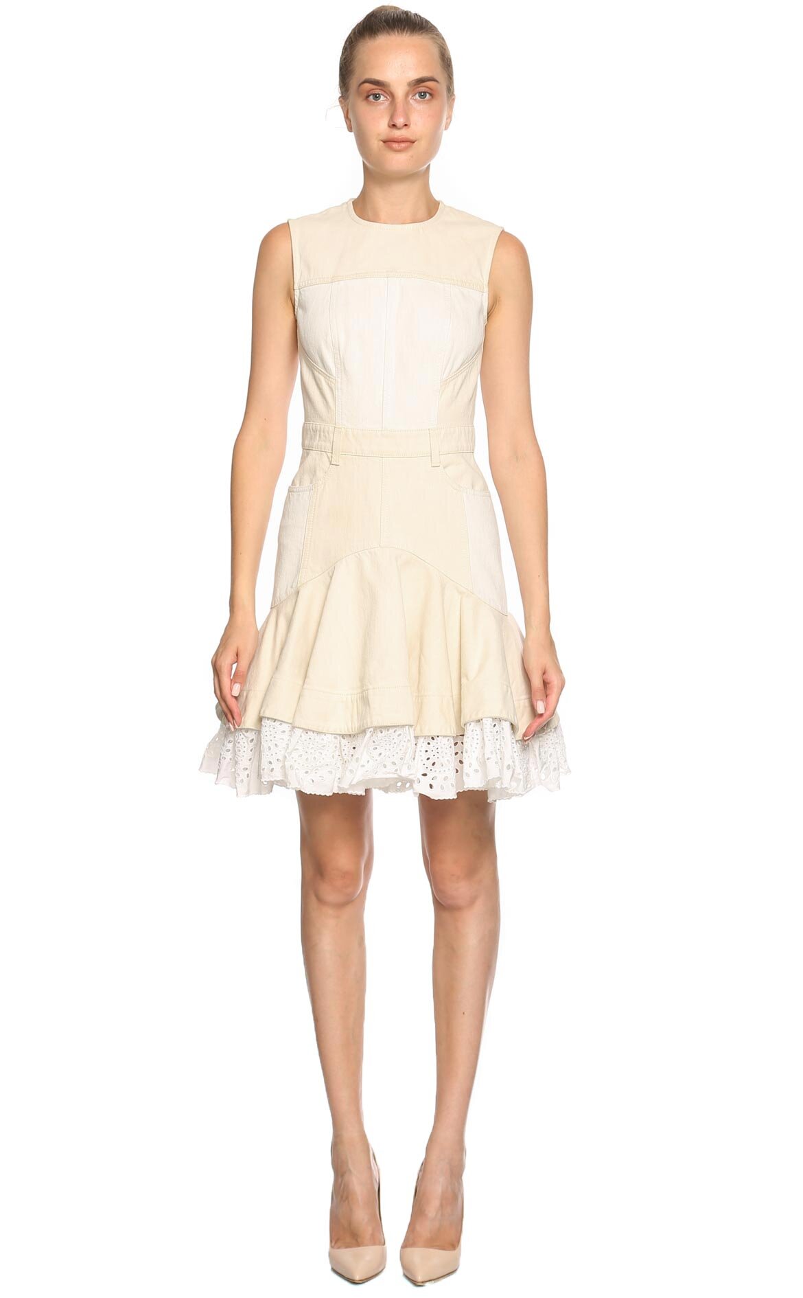 Alexander McQueen-Alexander McQueen Ekru Elbise