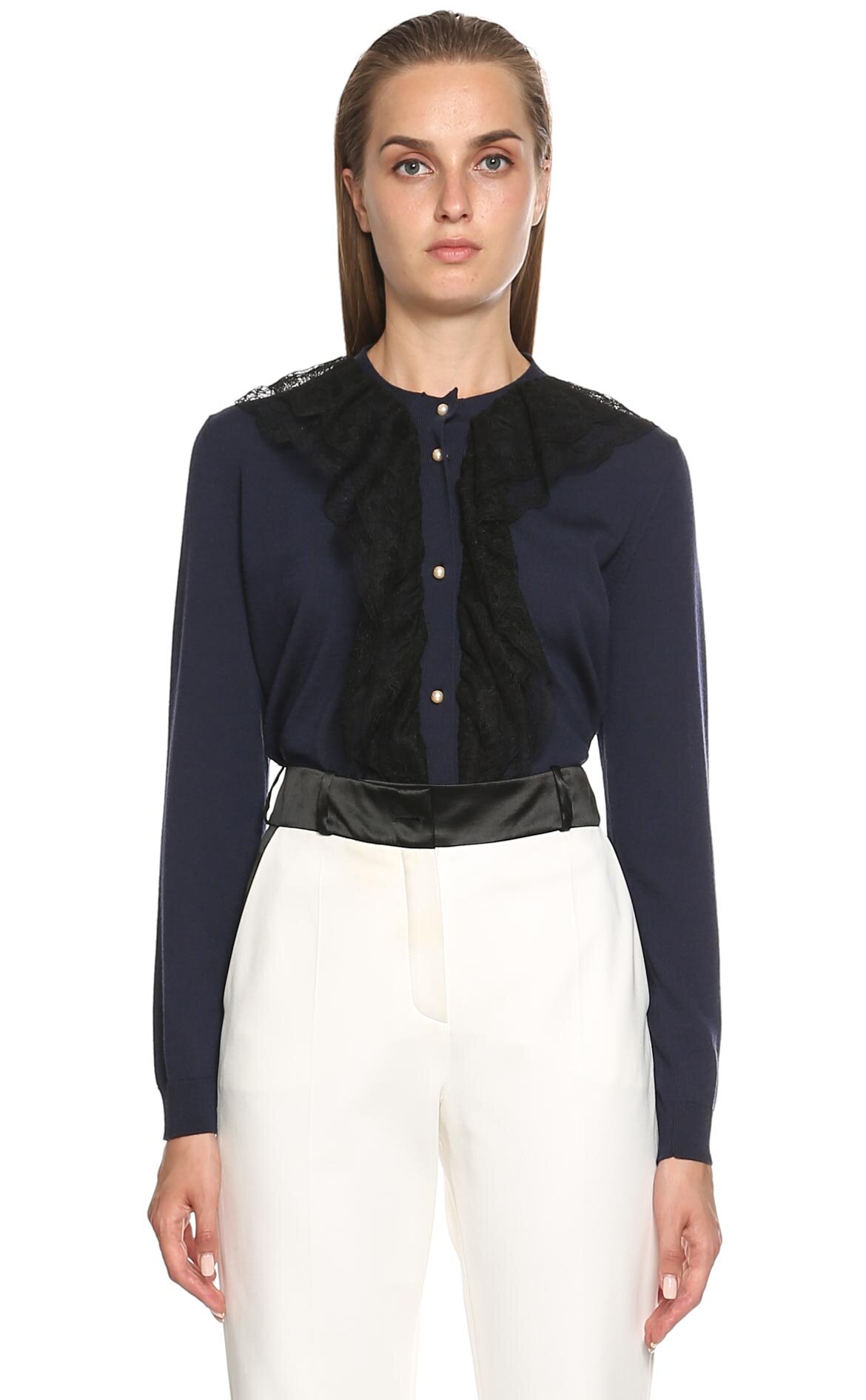 Lanvin-Lanvin Lacivert Hırka