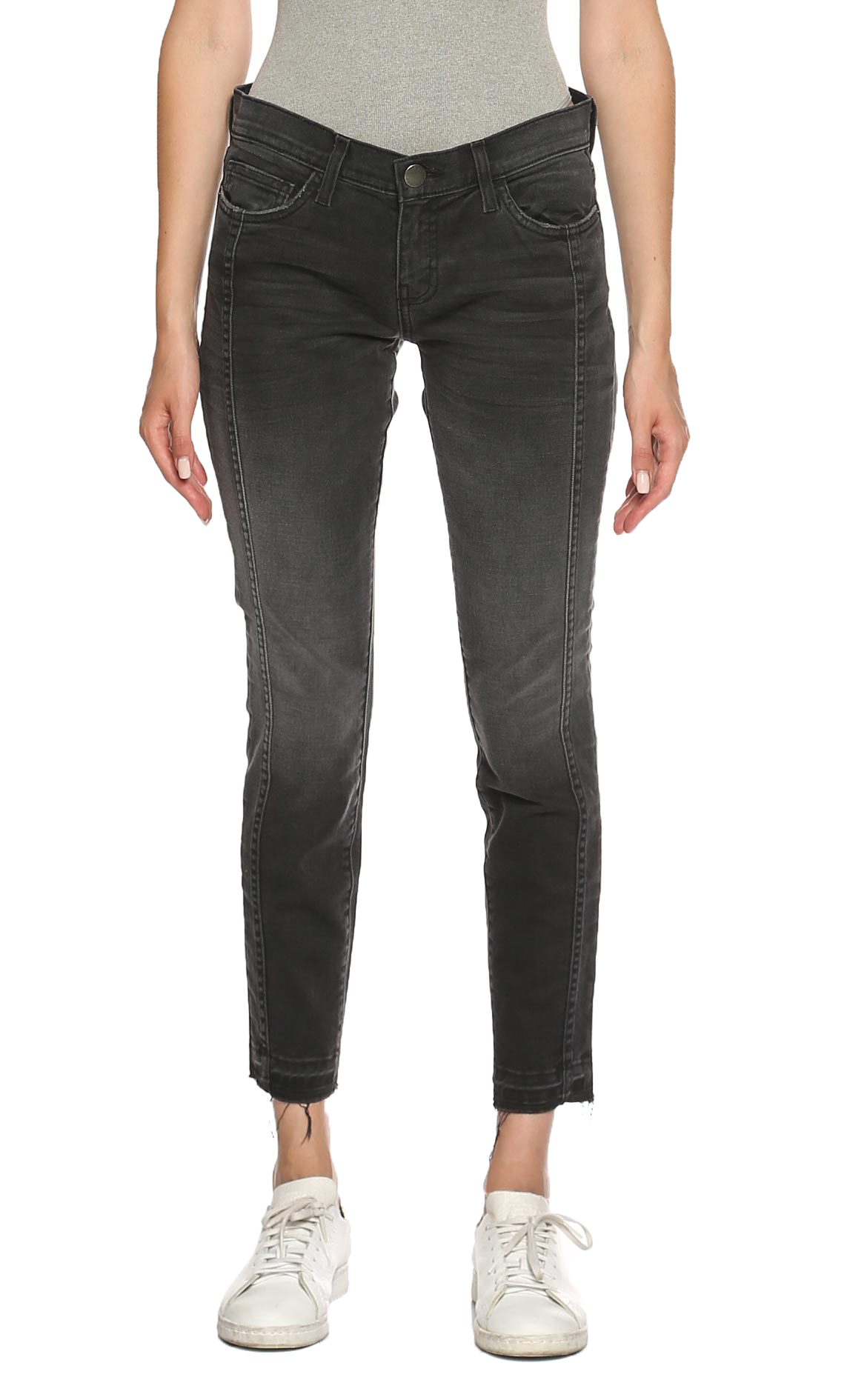 Current Elliot-Current Elliot Gri Jean Pantolon Current Elliot-Current Elliot Gri Jean Pantolon