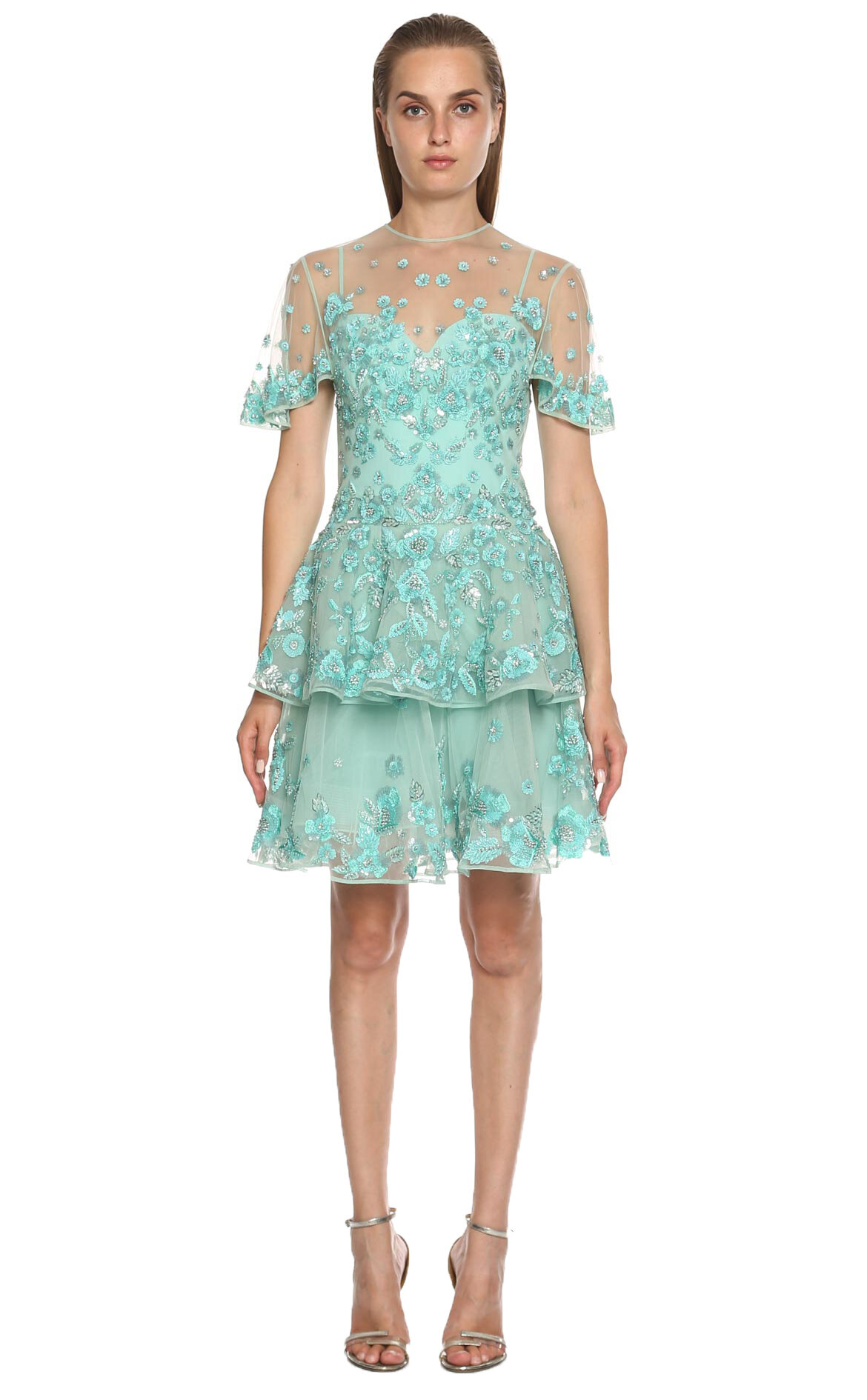 Zuhair Murad-Zuhair Murad Mavi Elbise