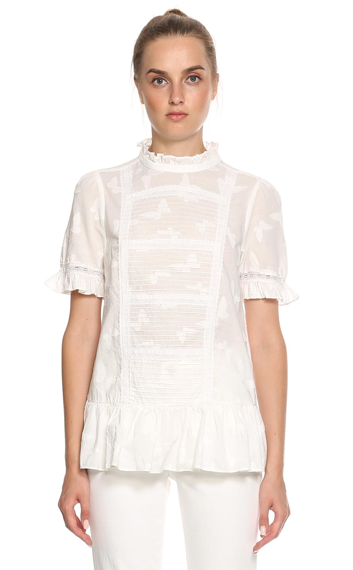 Kate Spade-Kate Spade Dik Yaka Bluz