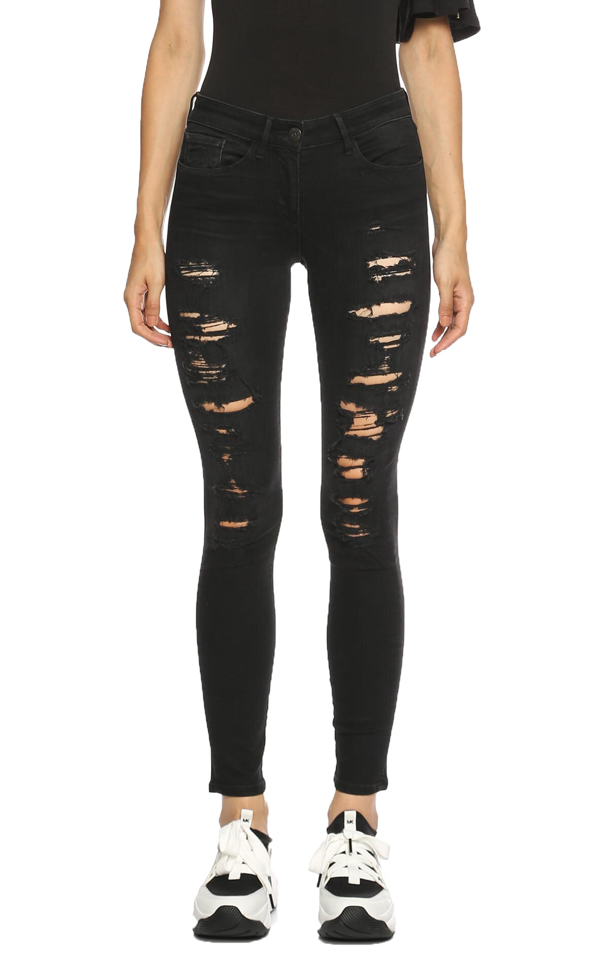 3X1-3X1 Siyah Jean Pantolon