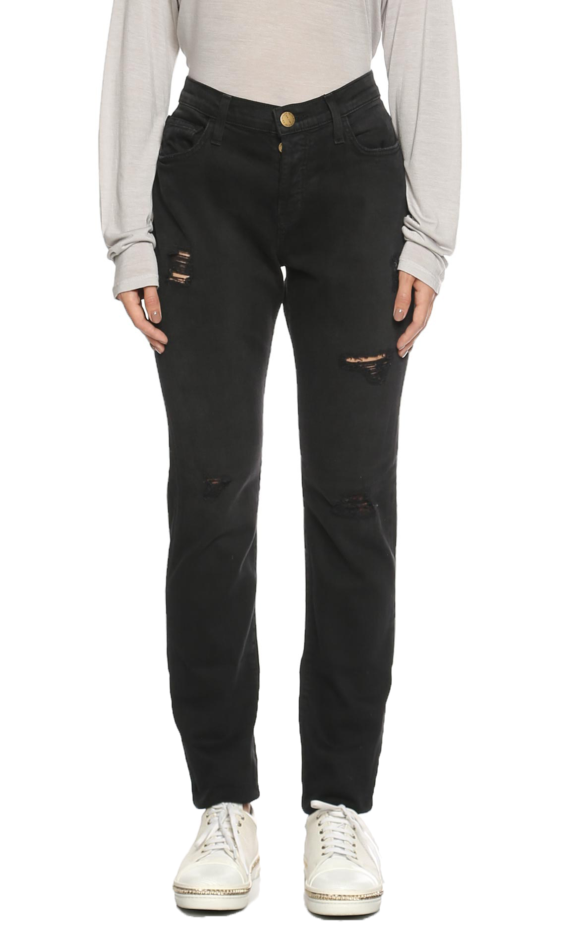 Current Elliot-Current Elliot Siyah Jean Pantolon Current Elliot-Current Elliot Siyah Jean Pantolon