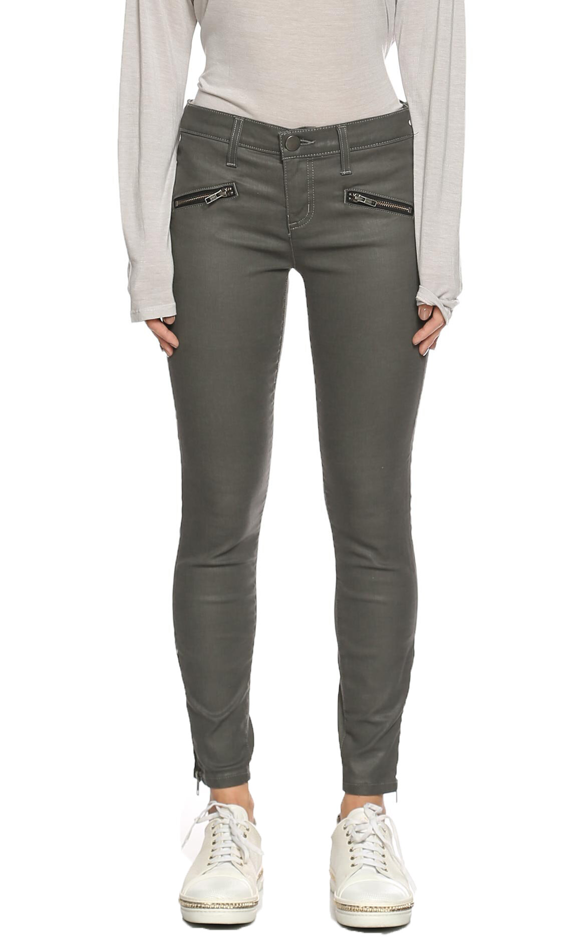 Current Elliot-Current Elliot Gri Jean Pantolon