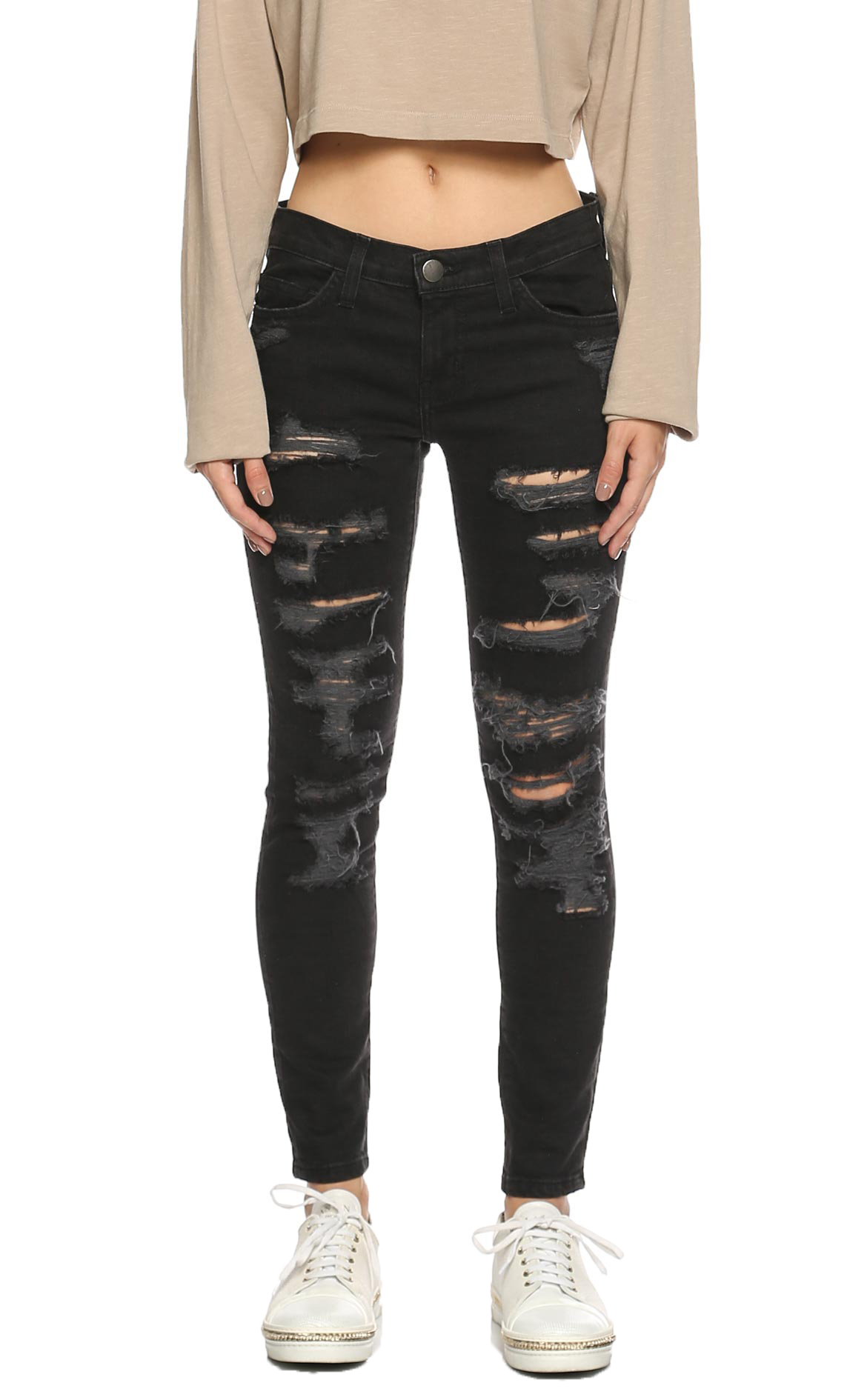 Current Elliot-Current Elliot Siyah Jean Pantolon Current Elliot-Current Elliot Siyah Jean Pantolon
