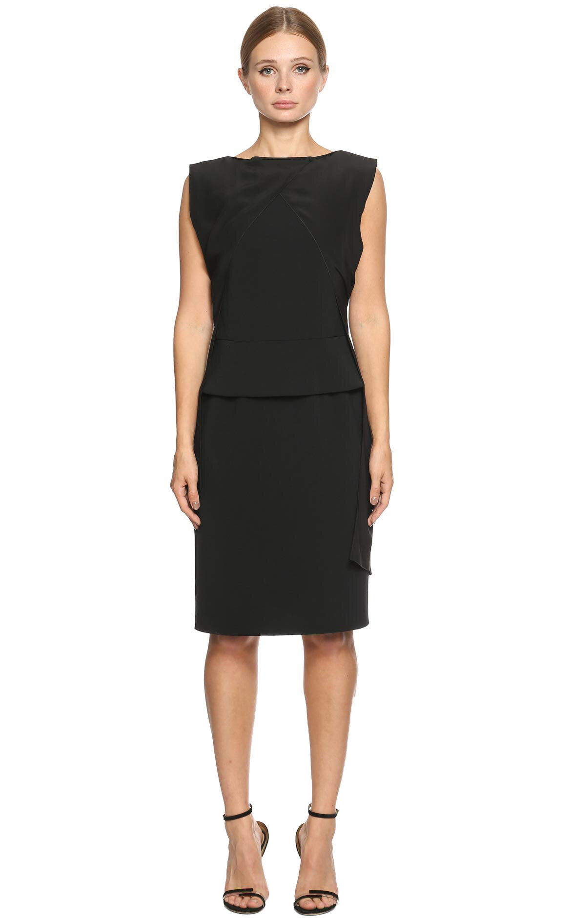 Alberta Ferretti -Alberta Ferretti  Siyah Elbise