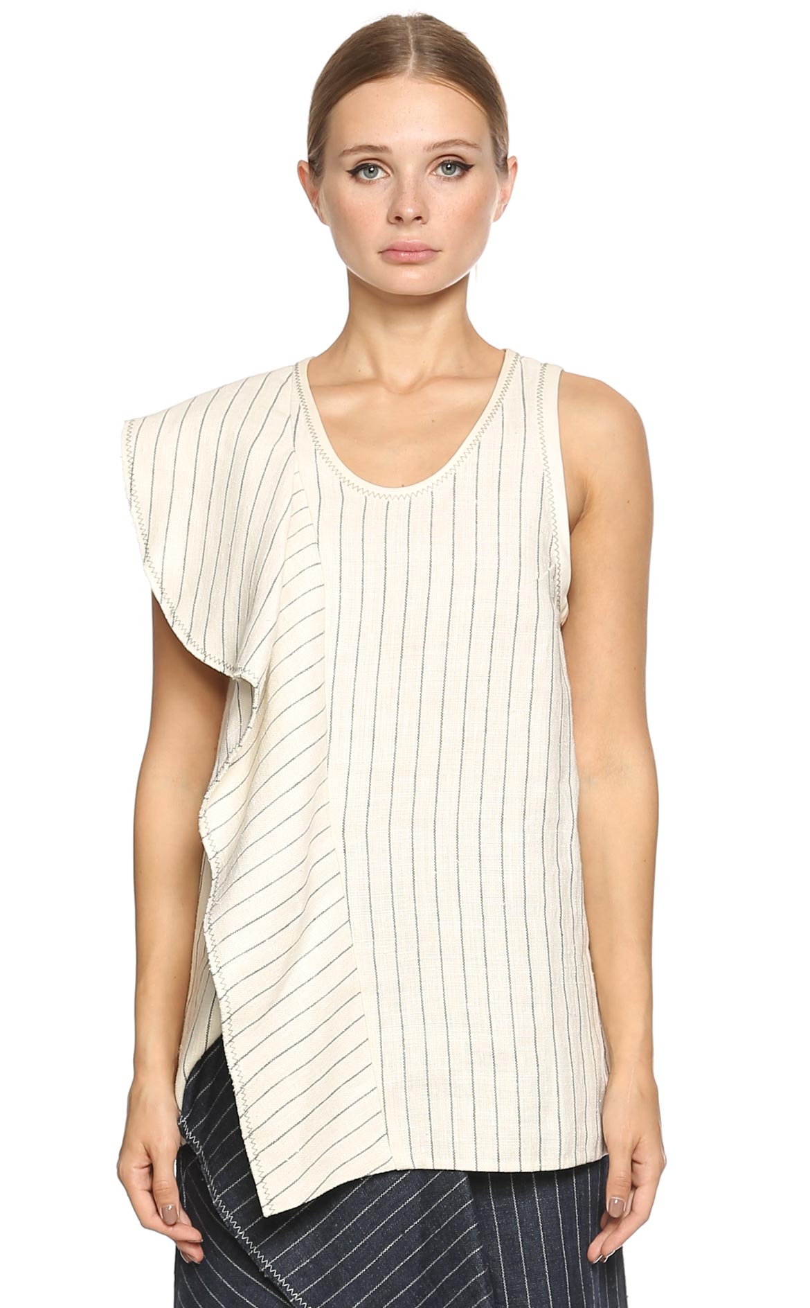 3.1 Phillip Lim-3.1 Phillip Lim Çizgili Bluz 3.1 Phillip Lim-3.1 Phillip Lim Çizgili Bluz