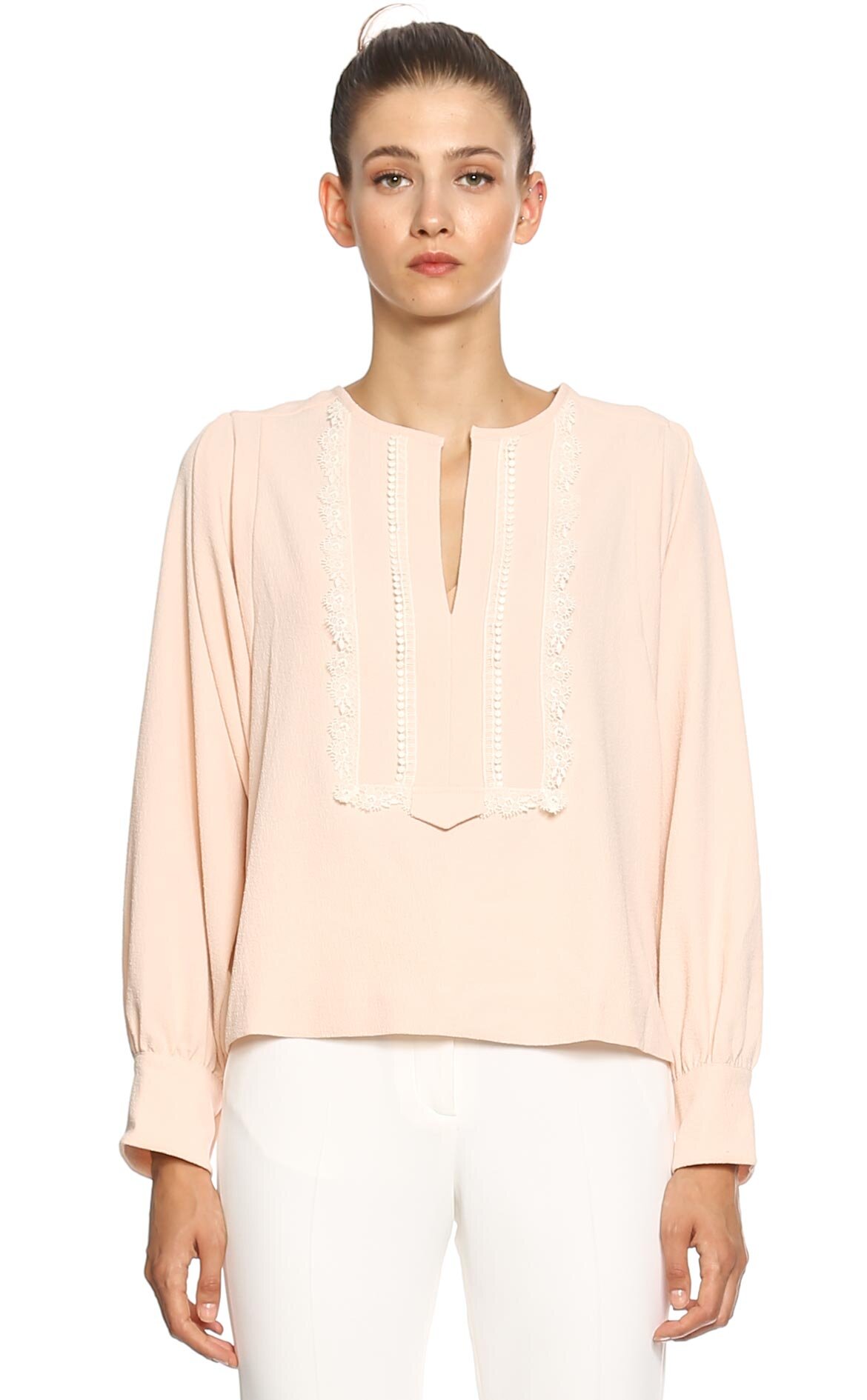 See By Chloe-See By Chloe Pembe Bluz