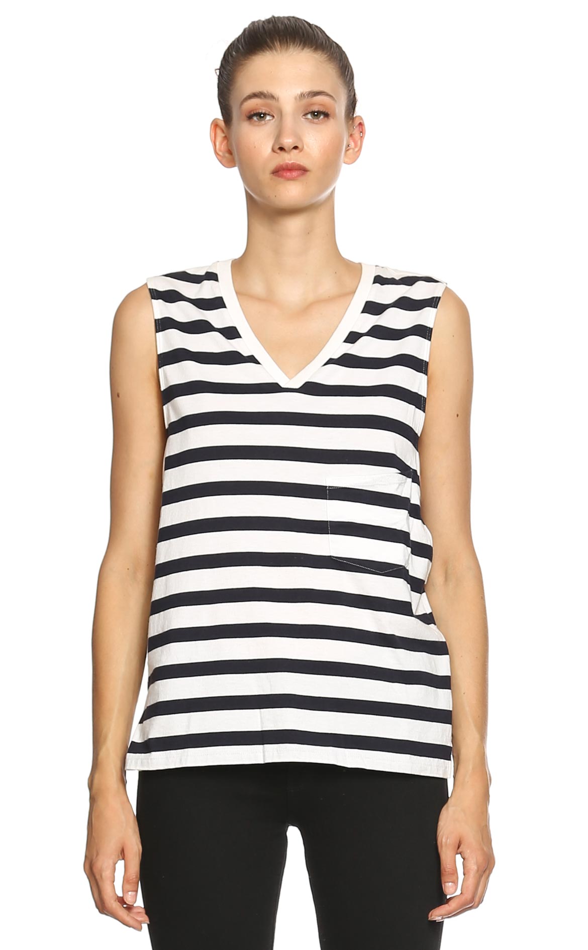 Theory-Theory Çizgili T-Shirt Theory-Theory Çizgili T-Shirt