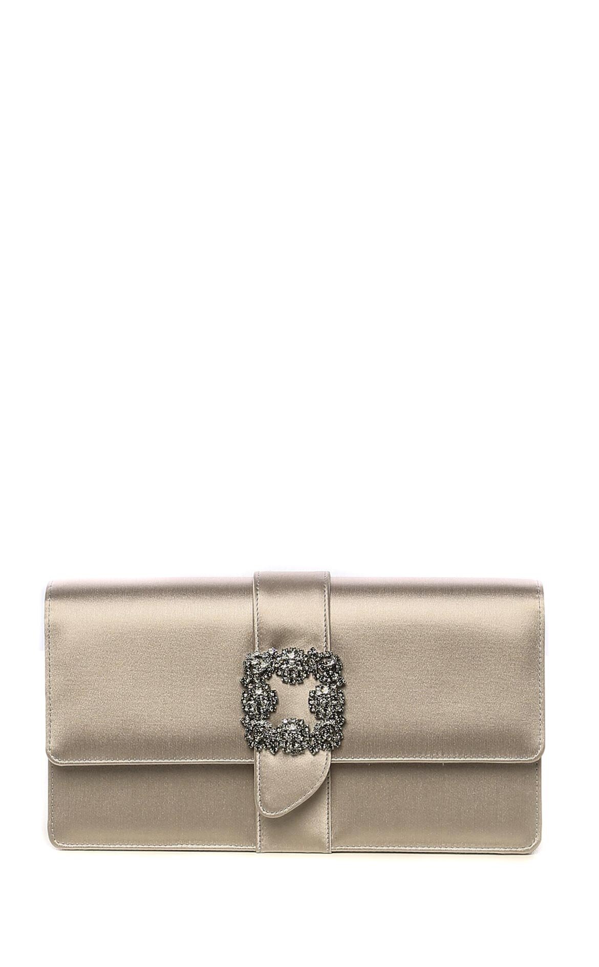 Manolo Blahnik-Manolo Blahnik Gri Clutch