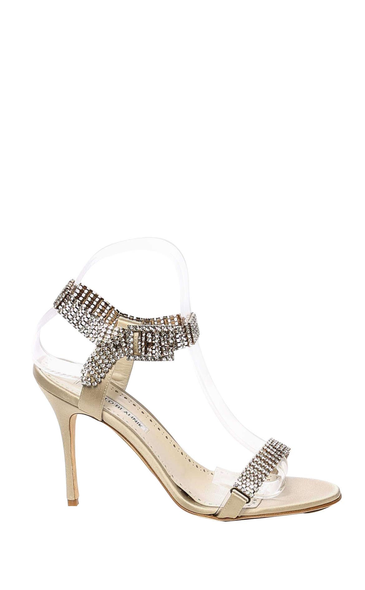 Manolo Blahnik-Manolo Blahnik Krem Rengi Ayakkabı