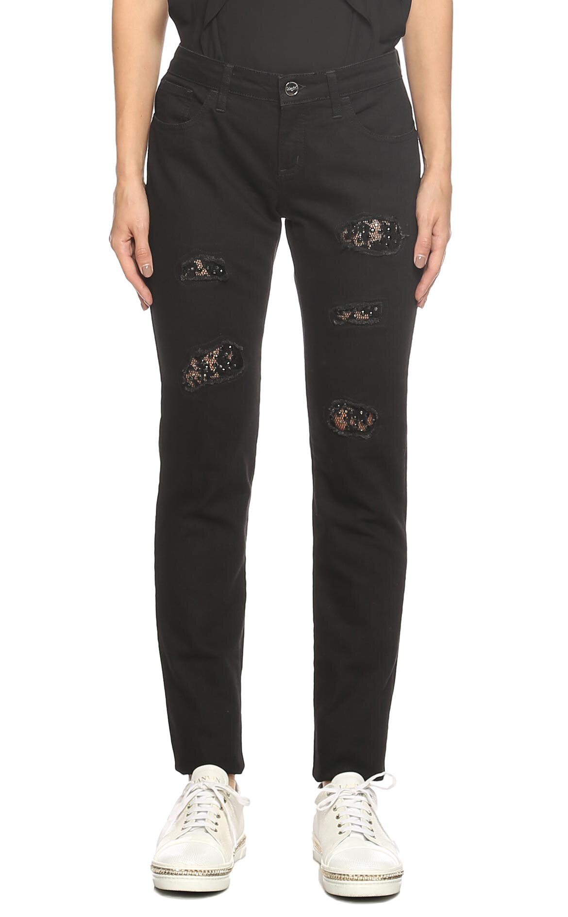 Blugirl-Blugirl Siyah Jean Pantolon