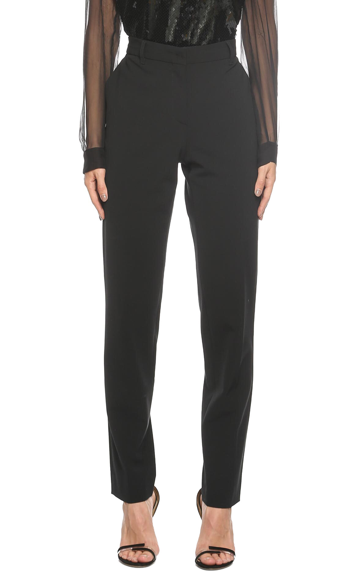 Alberta Ferretti -Alberta Ferretti  Siyah Pantolon