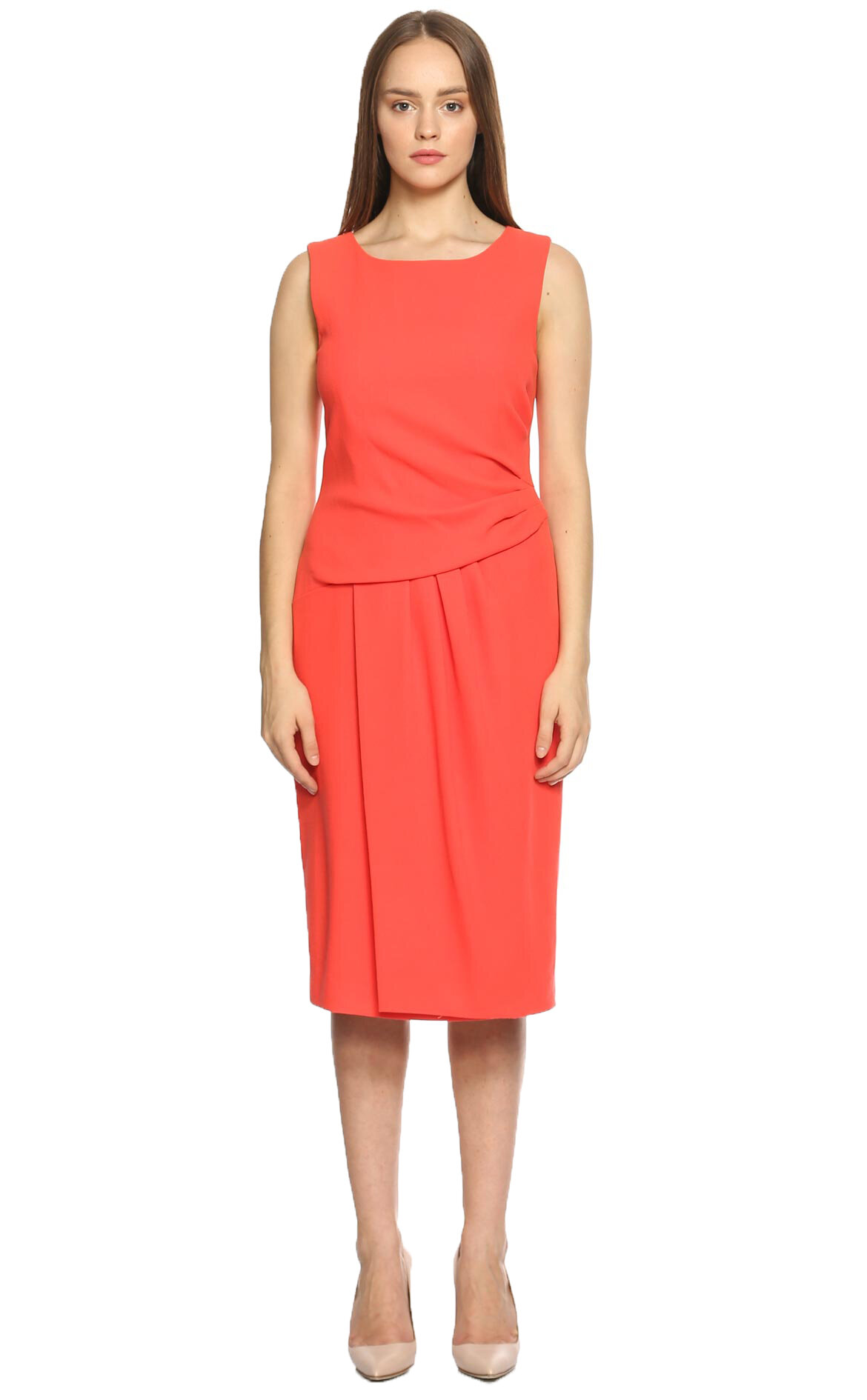 Carolina Herrera-Carolina Herrera Büzgü Detaylı Elbise