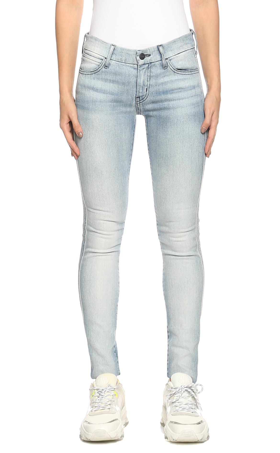 Koral-Koral Beyaz Jean Pantolon