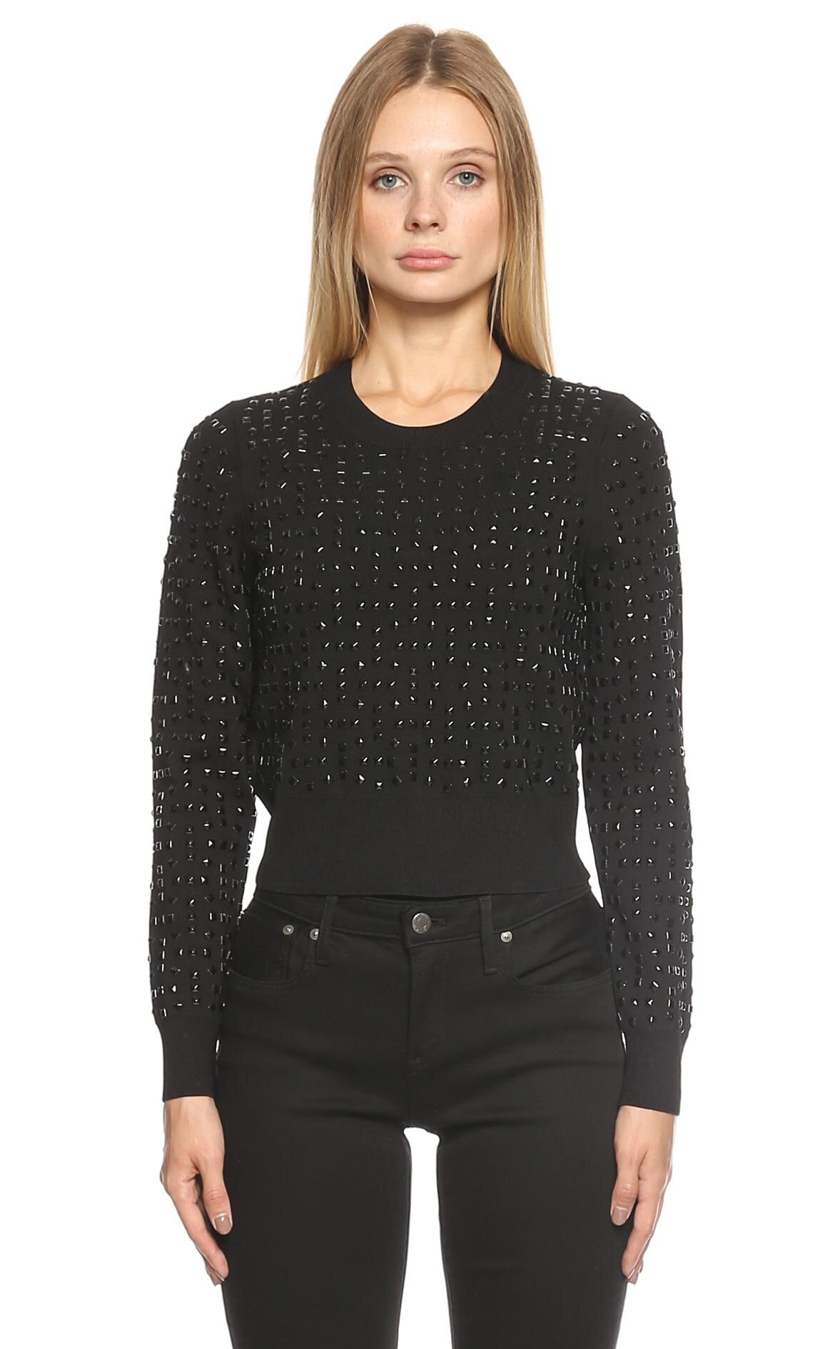 MICHAEL Michael Kors-MICHAEL Michael Kors Siyah Sweatshirt