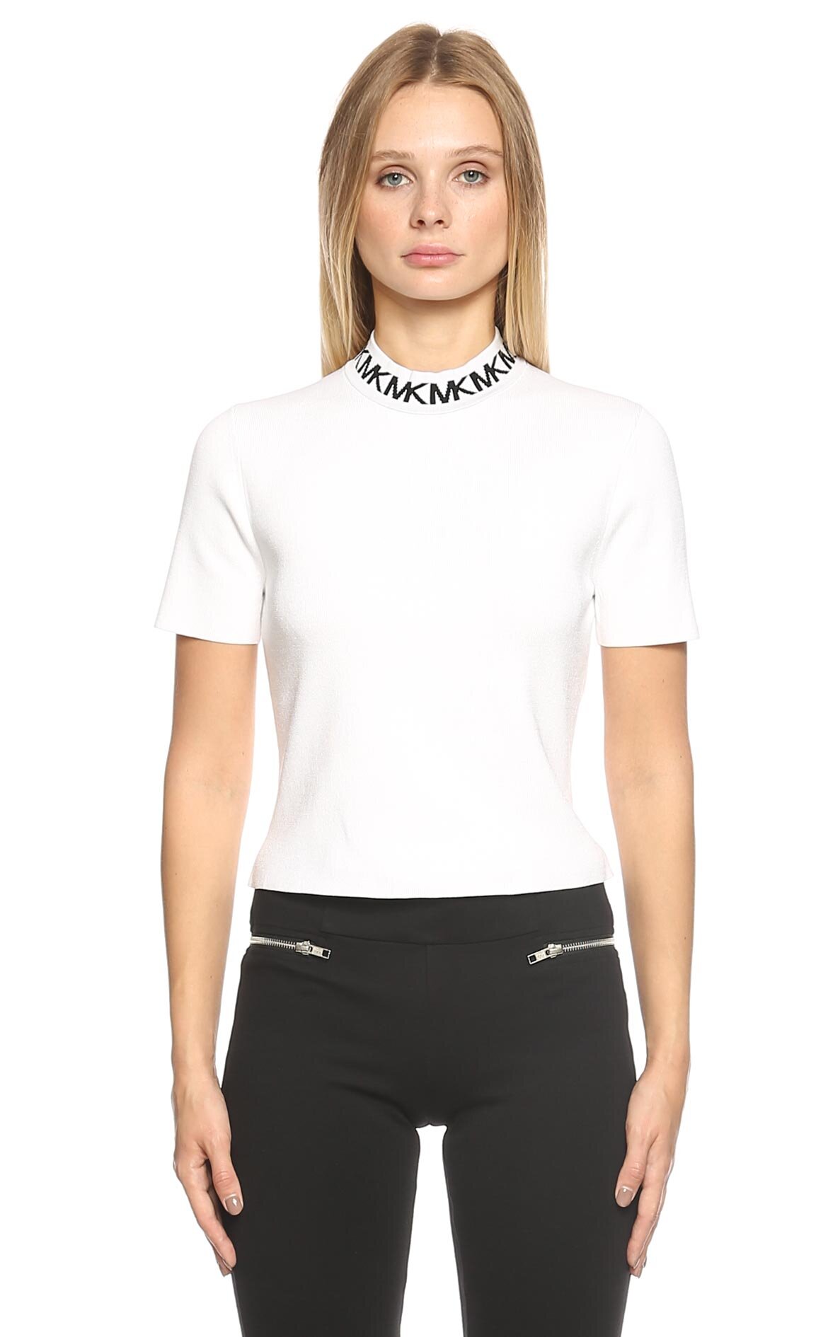 MICHAEL Michael Kors-MICHAEL Michael Kors Beyaz Sweatshirt