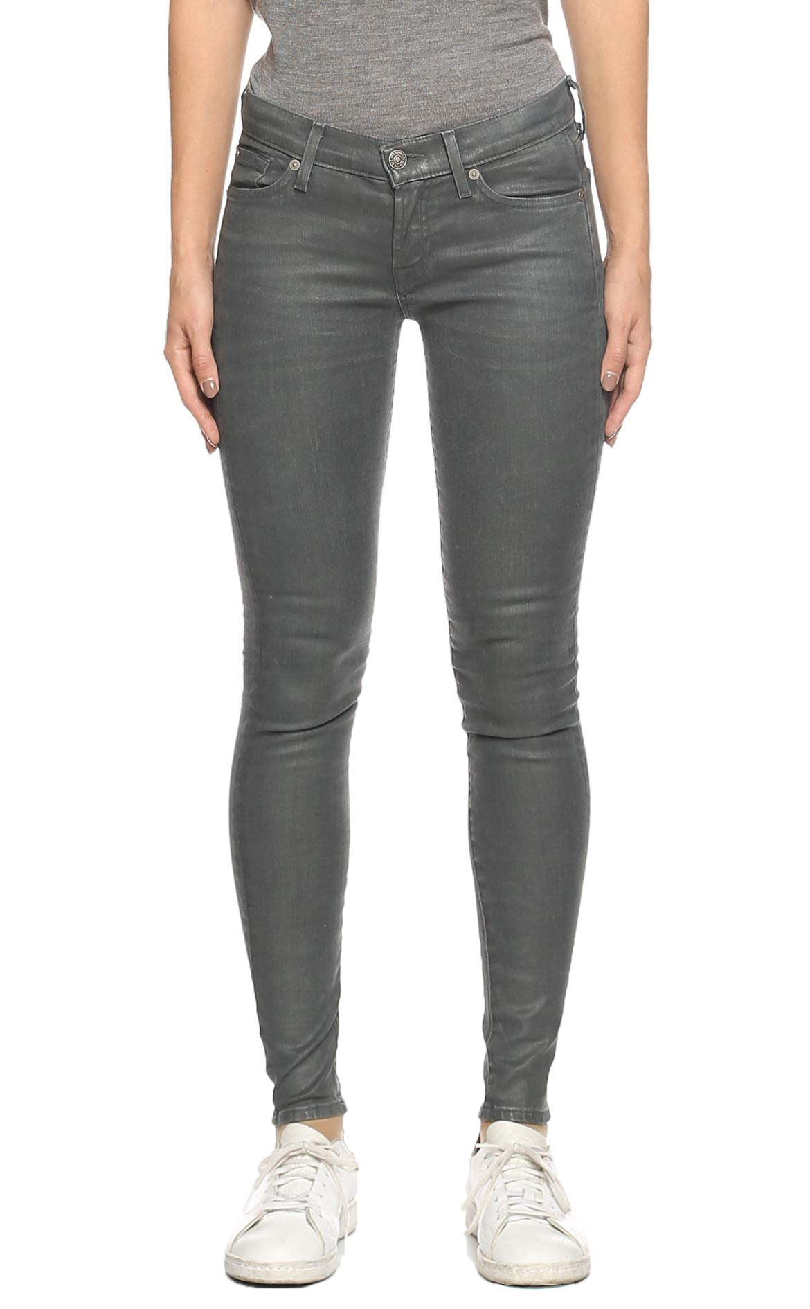 7 For All Mankind-7 For All Mankind Gri Jean Pantolon 7 For All Mankind-7 For All Mankind Gri Jean Pantolon