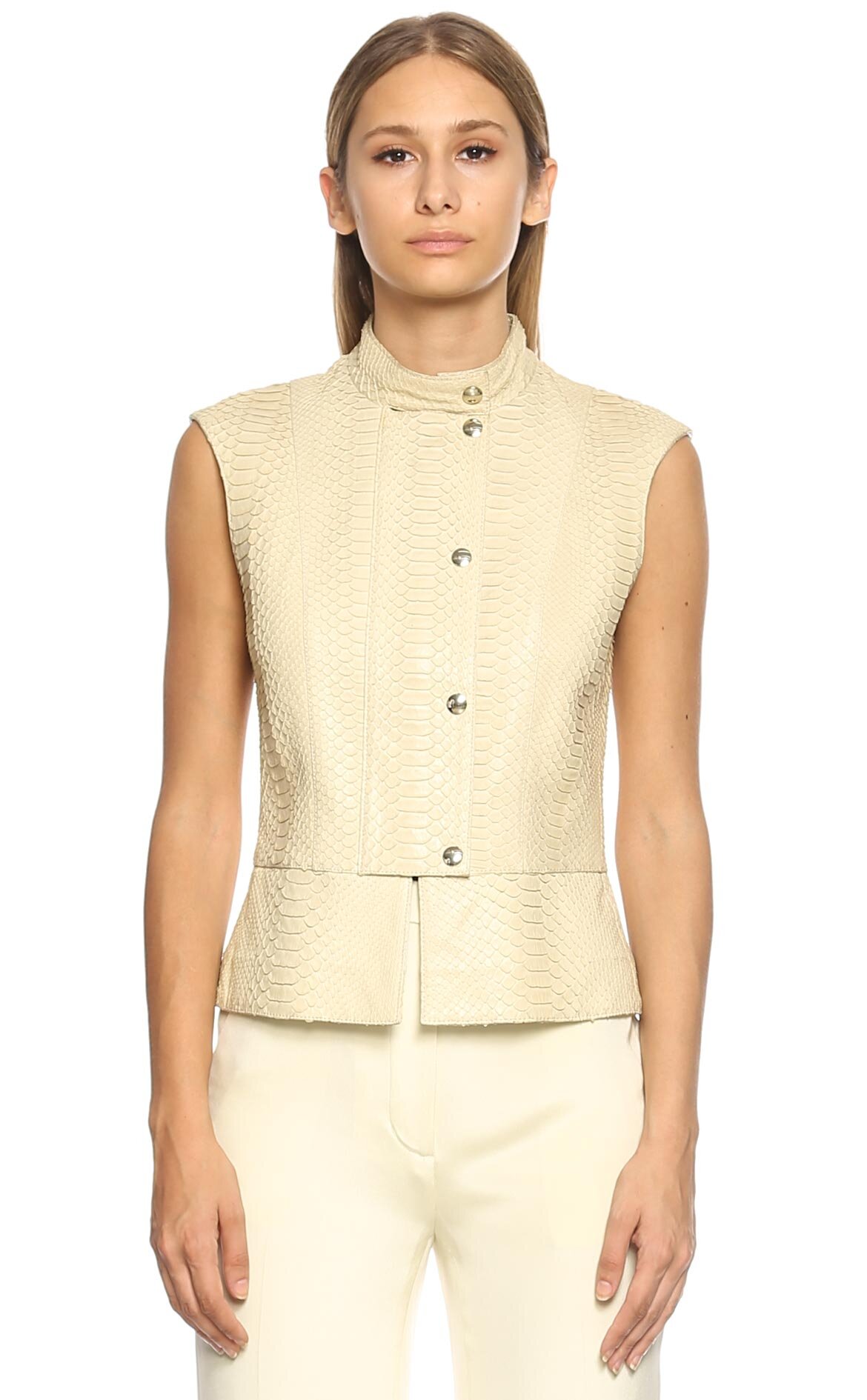 Yves Salomon-Yves Salomon Deri Yelek