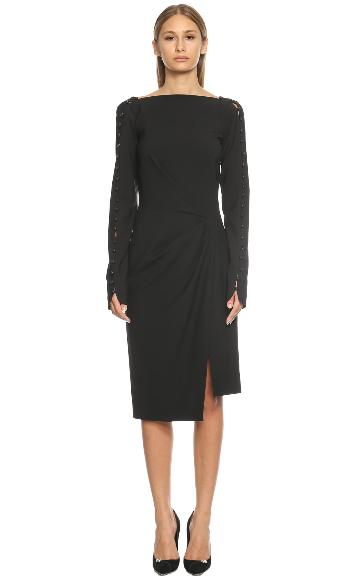 Vionnet-Vionnet Siyah Elbise