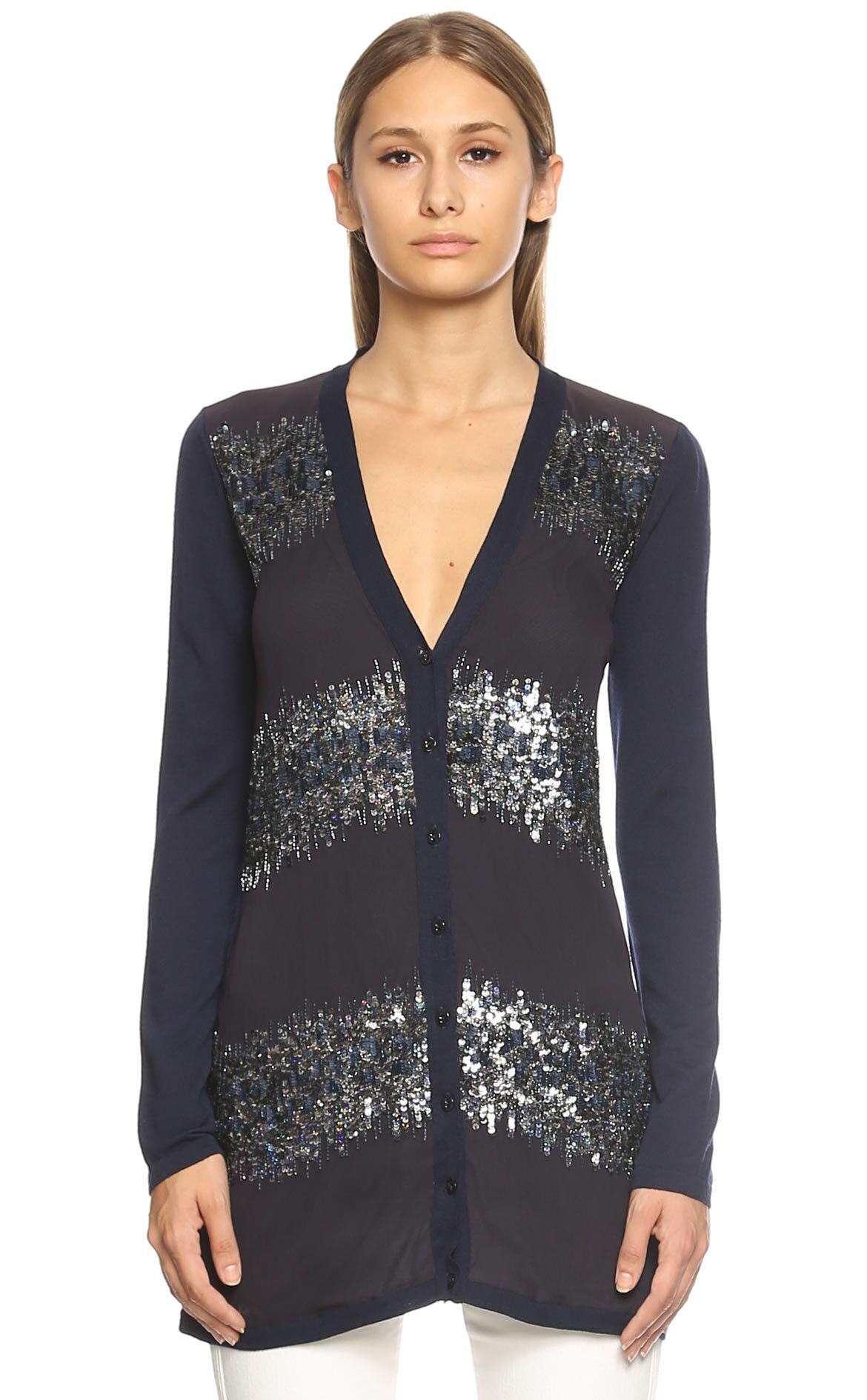 Blumarine-Blumarine Lacivert Hırka