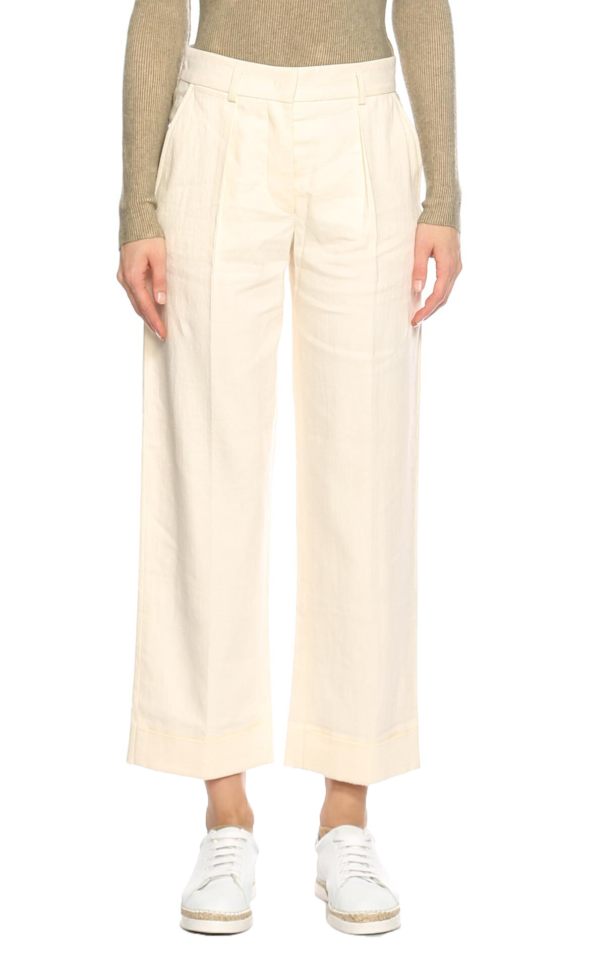 Sonia Rykiel-Sonia Rykiel Beyaz Pantolon